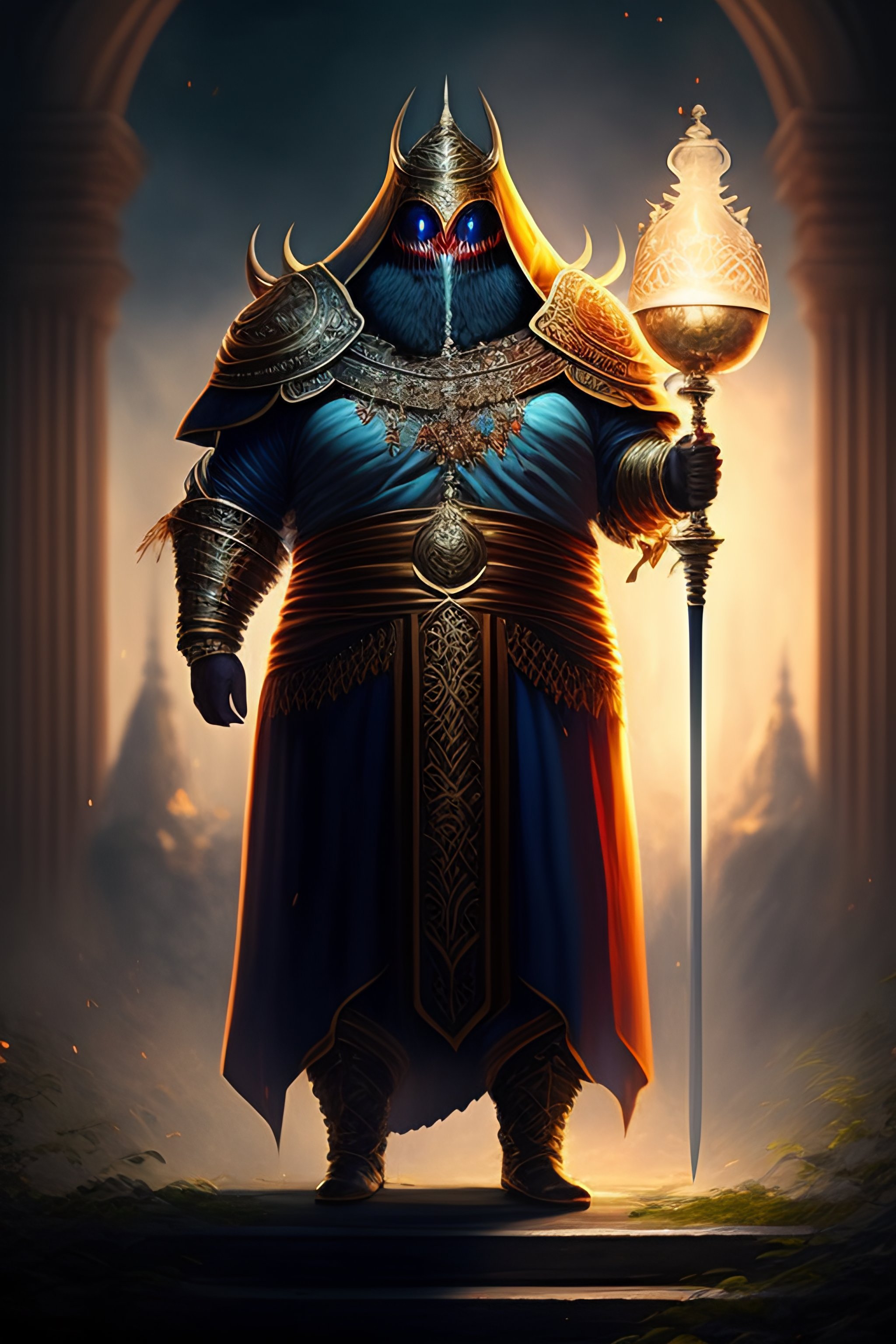 Lexica - A rotund and gluttonous undead humanoid, adorned with jewelry ...