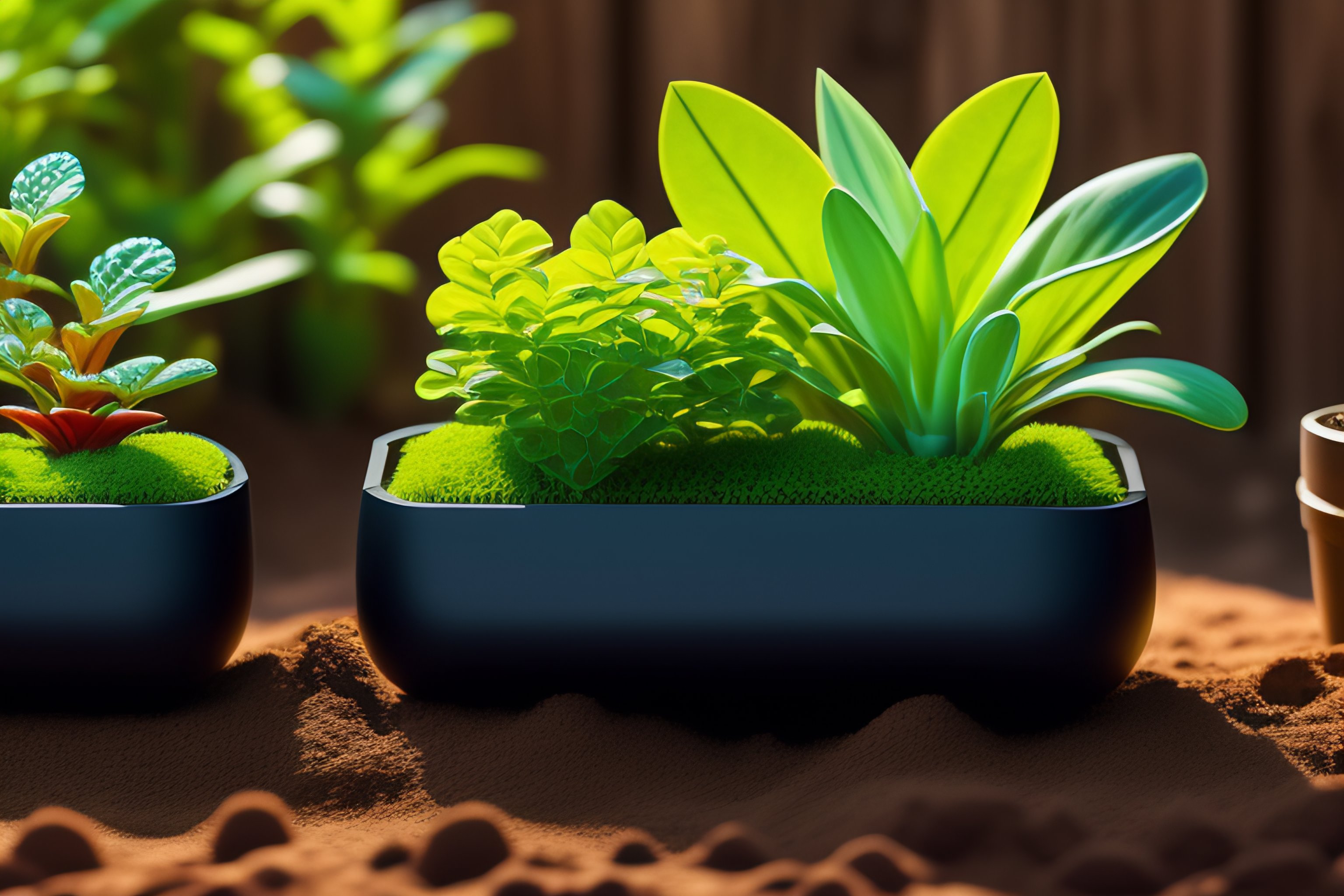 Lexica - Images of smart planter or planter boxes with plants and ...