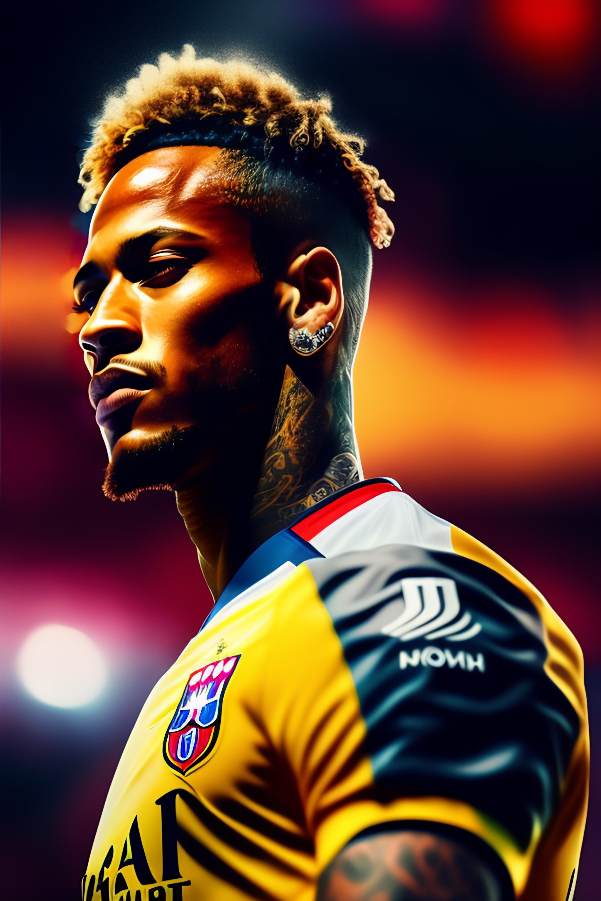 Lexica - Neymar + realist