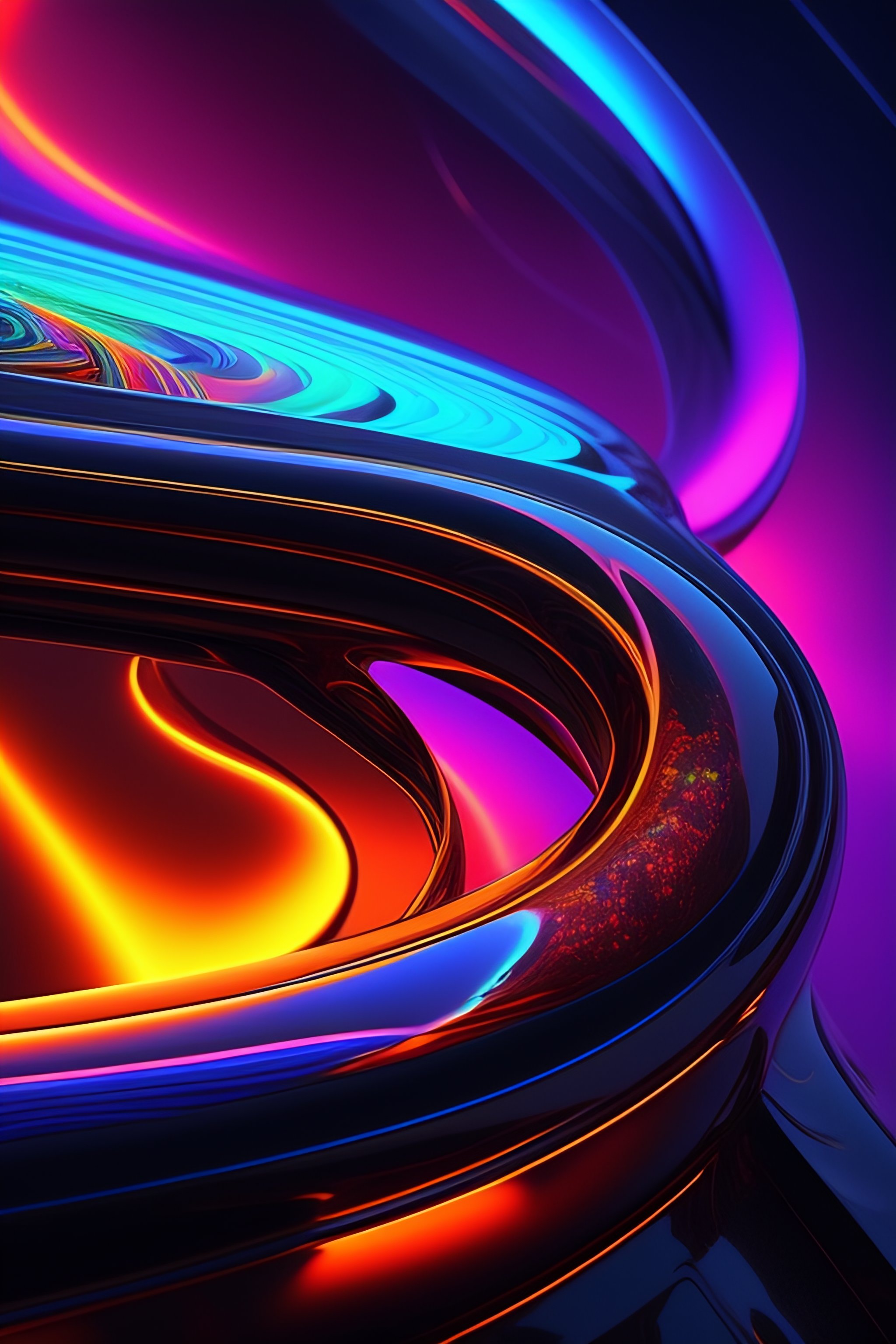 Lexica - Neon pipe with 90 degree turns, cyberpunk future looking by ...