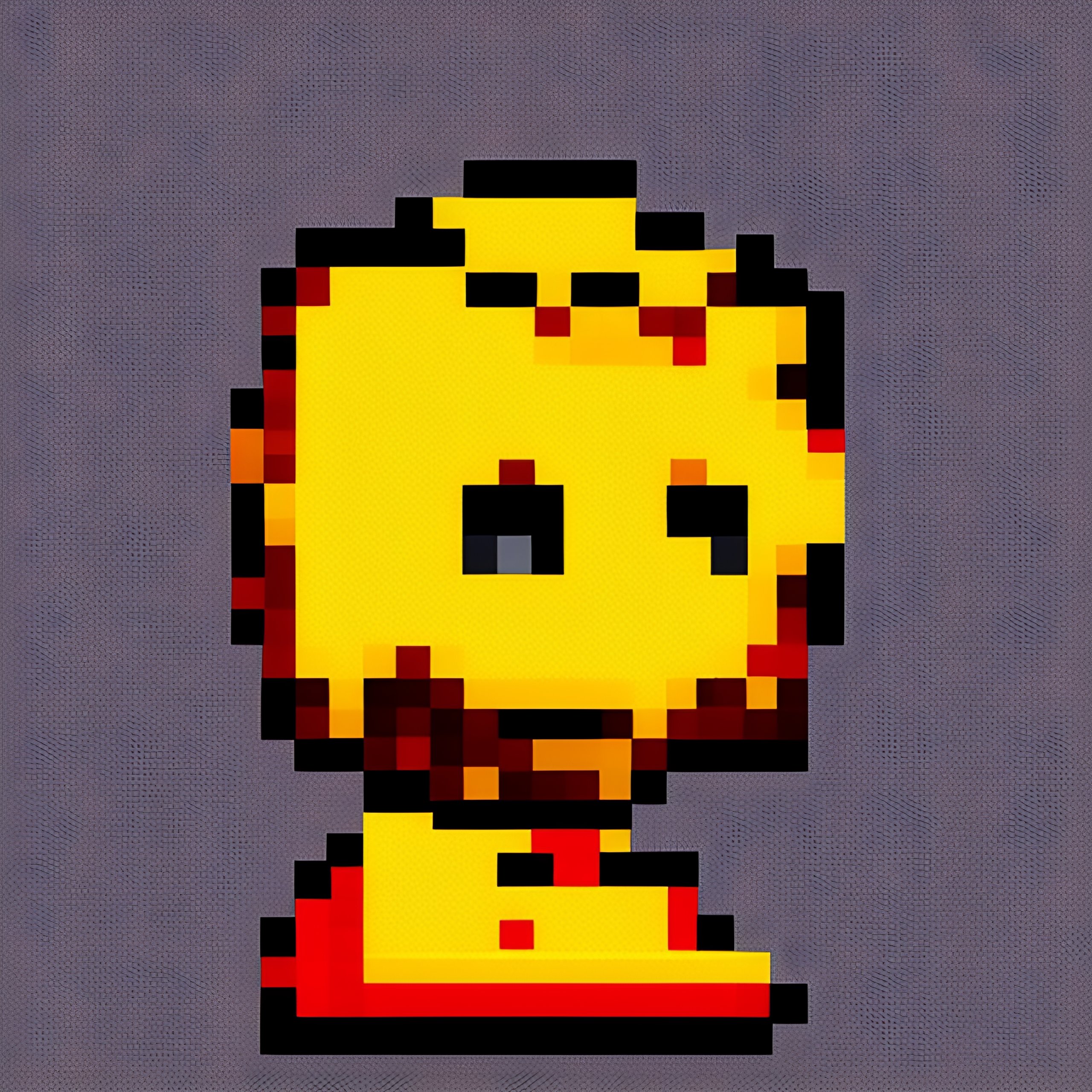 Lexica - Smiley pixelated 2d