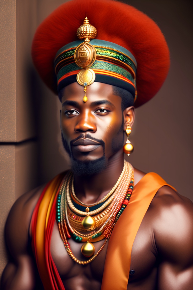 Lexica - African God, Orisha, real photo, 88