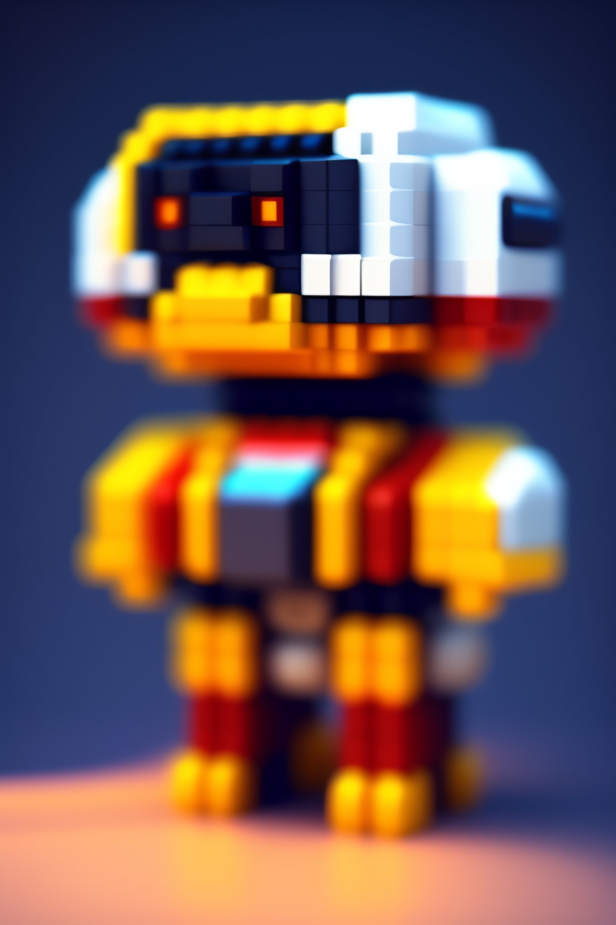 Lexica - Voxel art robot