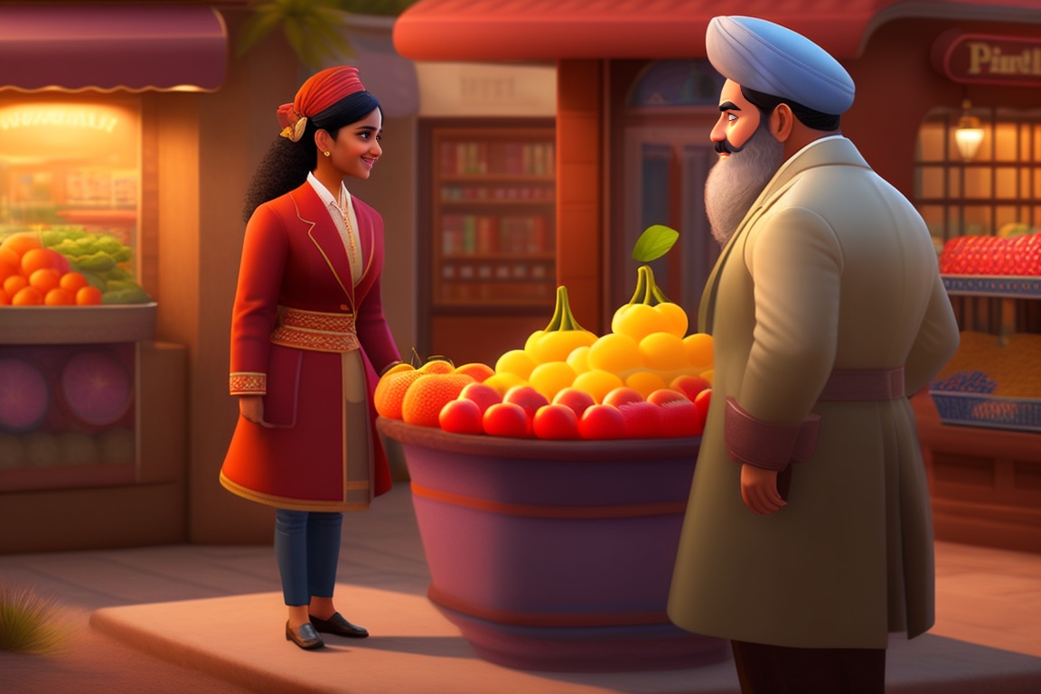 Lexica - Scene 2: Meeting Mr. Patel [Maya approaches Mr. Patel at the ...