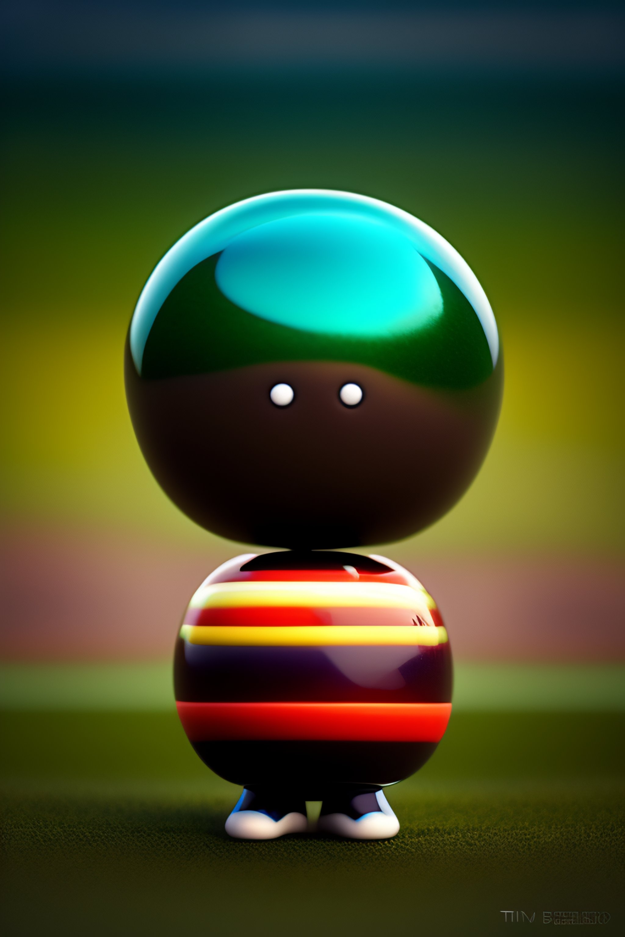 Lexica - Baby pele by artist tim burton