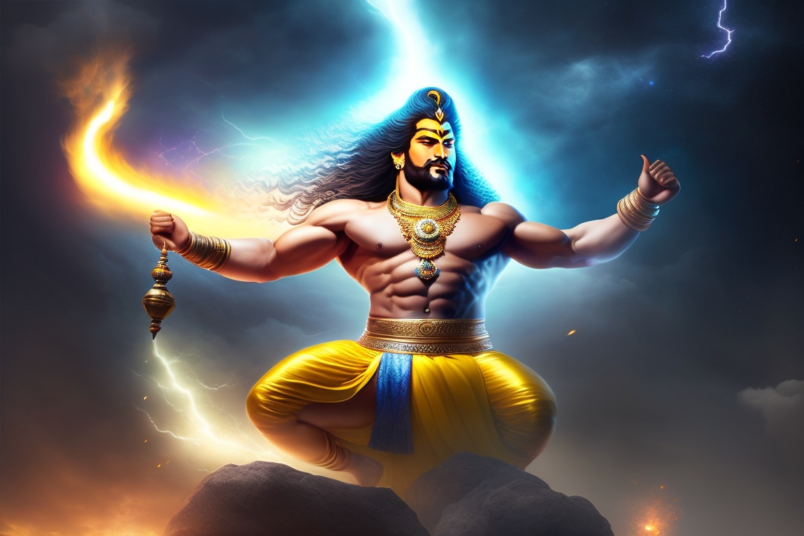 Lexica - Lord Shiva performing the Tandav dance in space, the ...