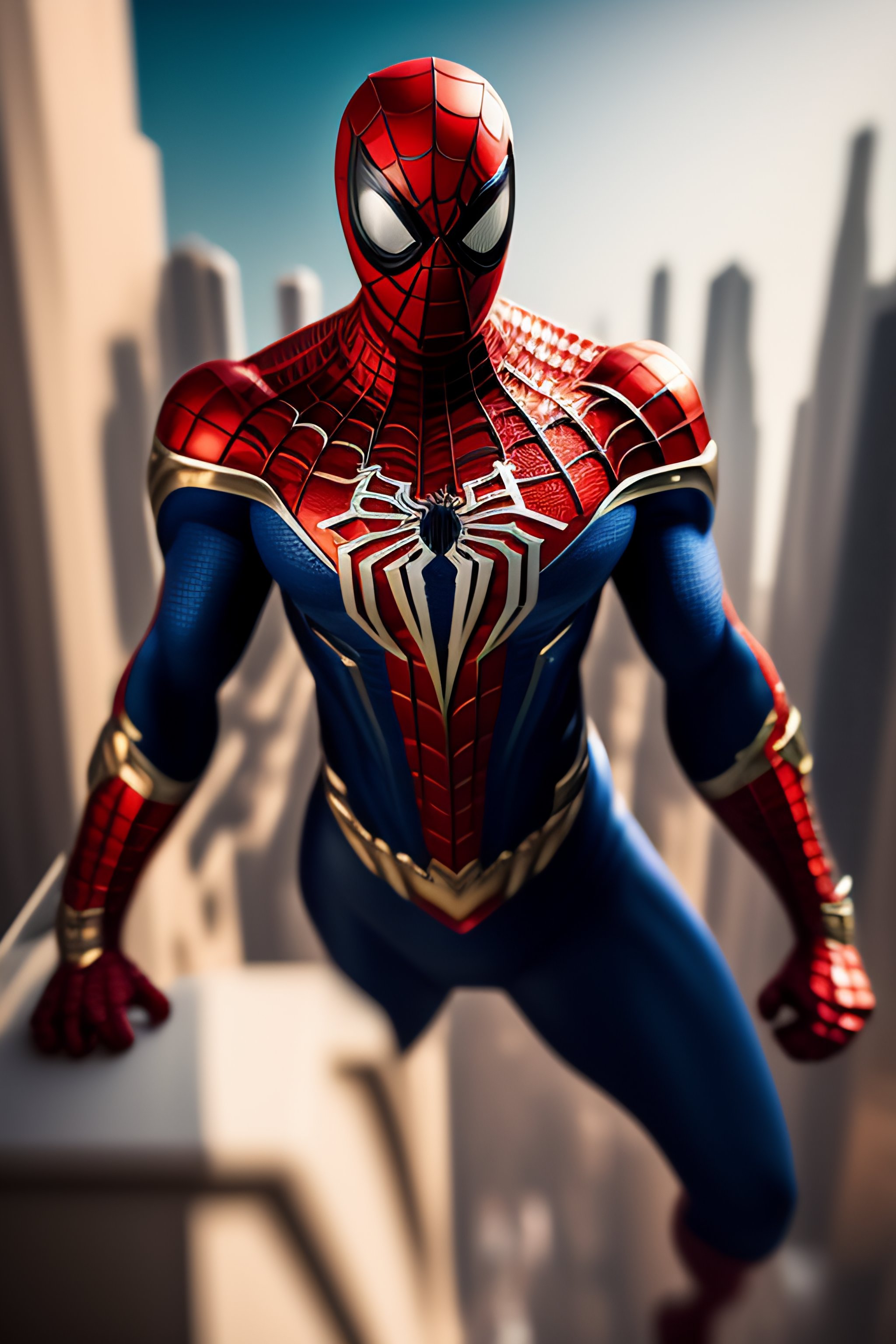 Lexica - An extremely complex and advanced cyborg chassis, spiderman