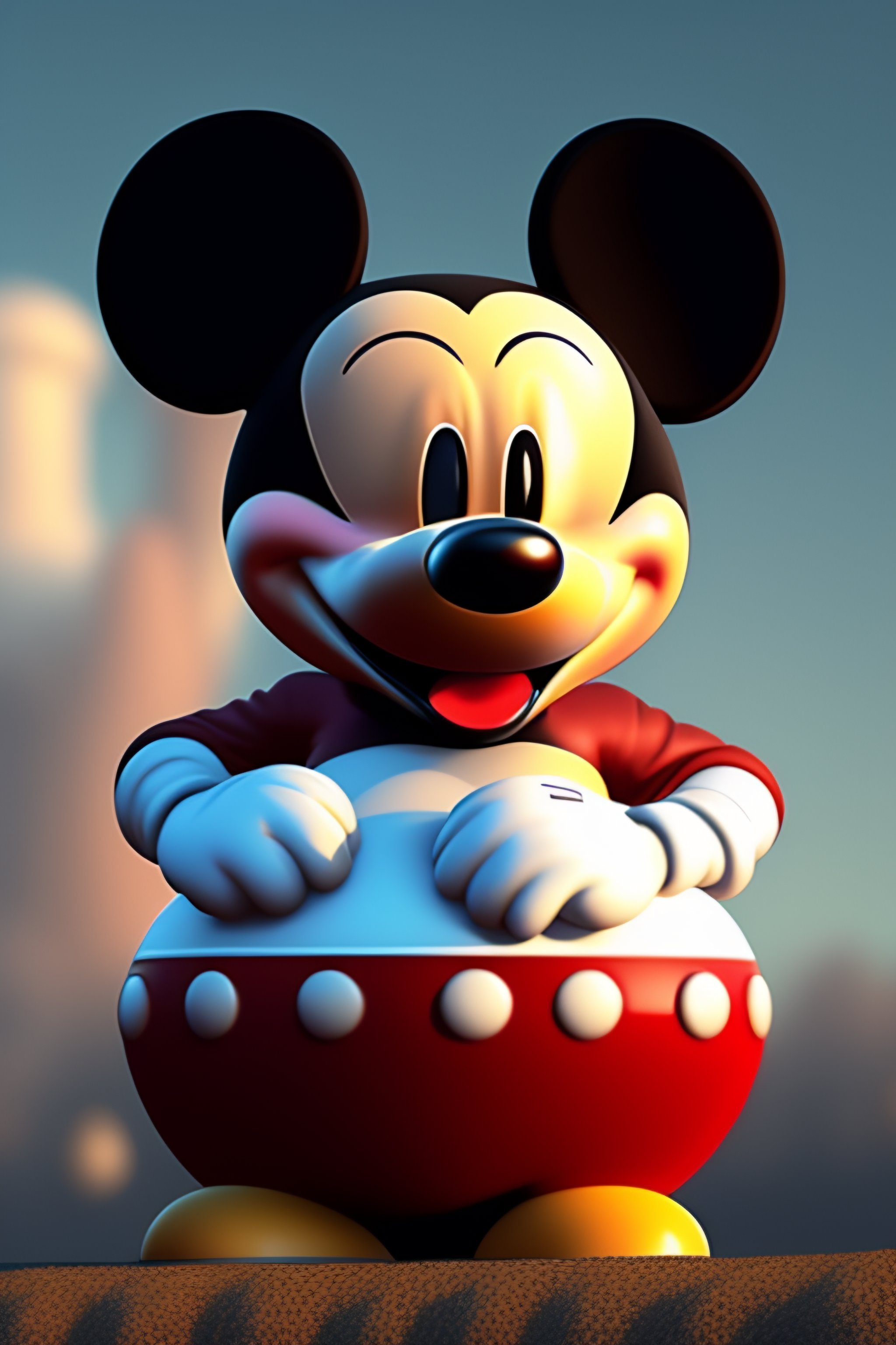 Lexica - President Poetin knuffelt Mickey Mouse