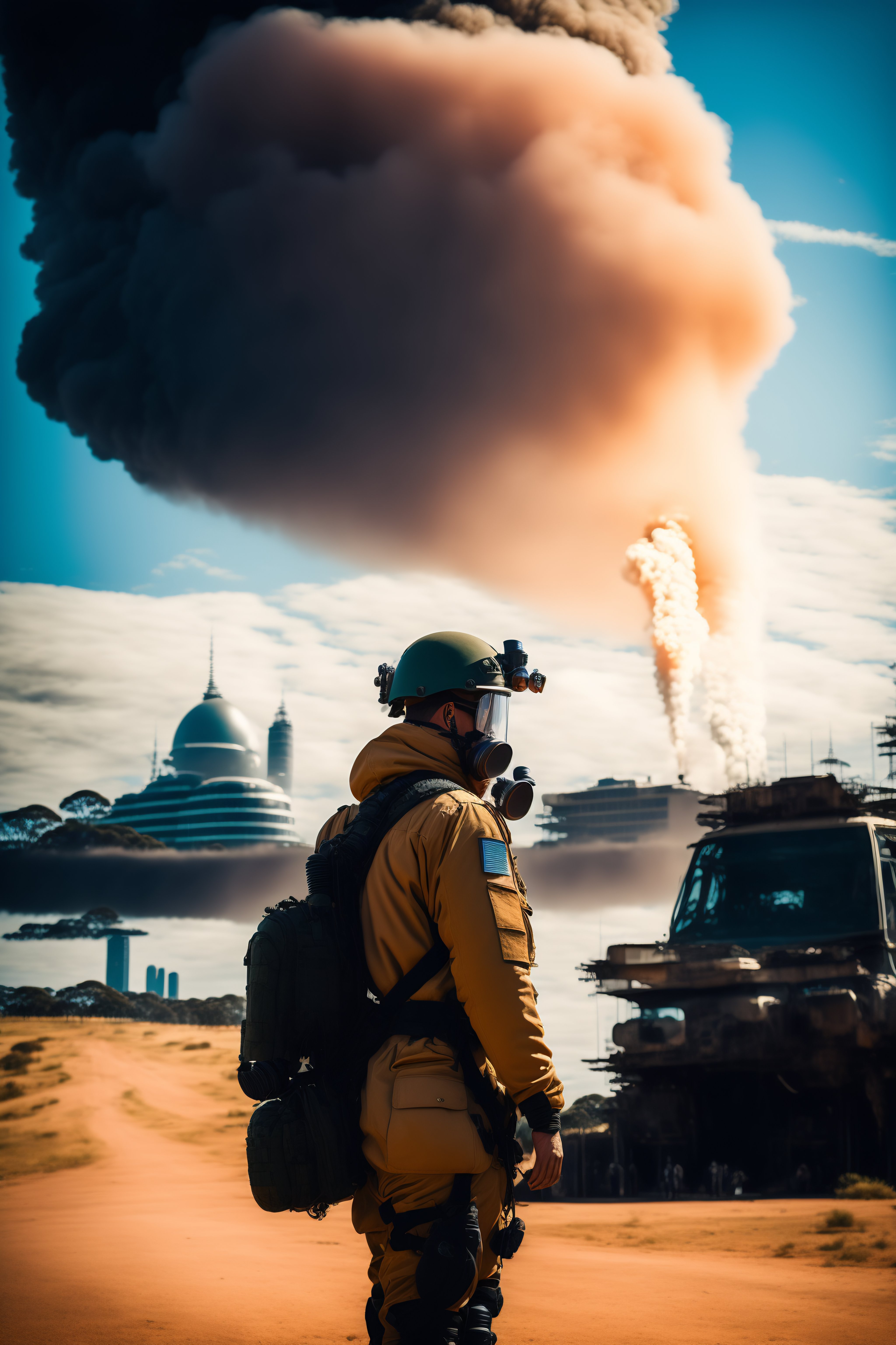 Lexica - Sydney Australia, post apocalyptic, mushroom cloud in the ...