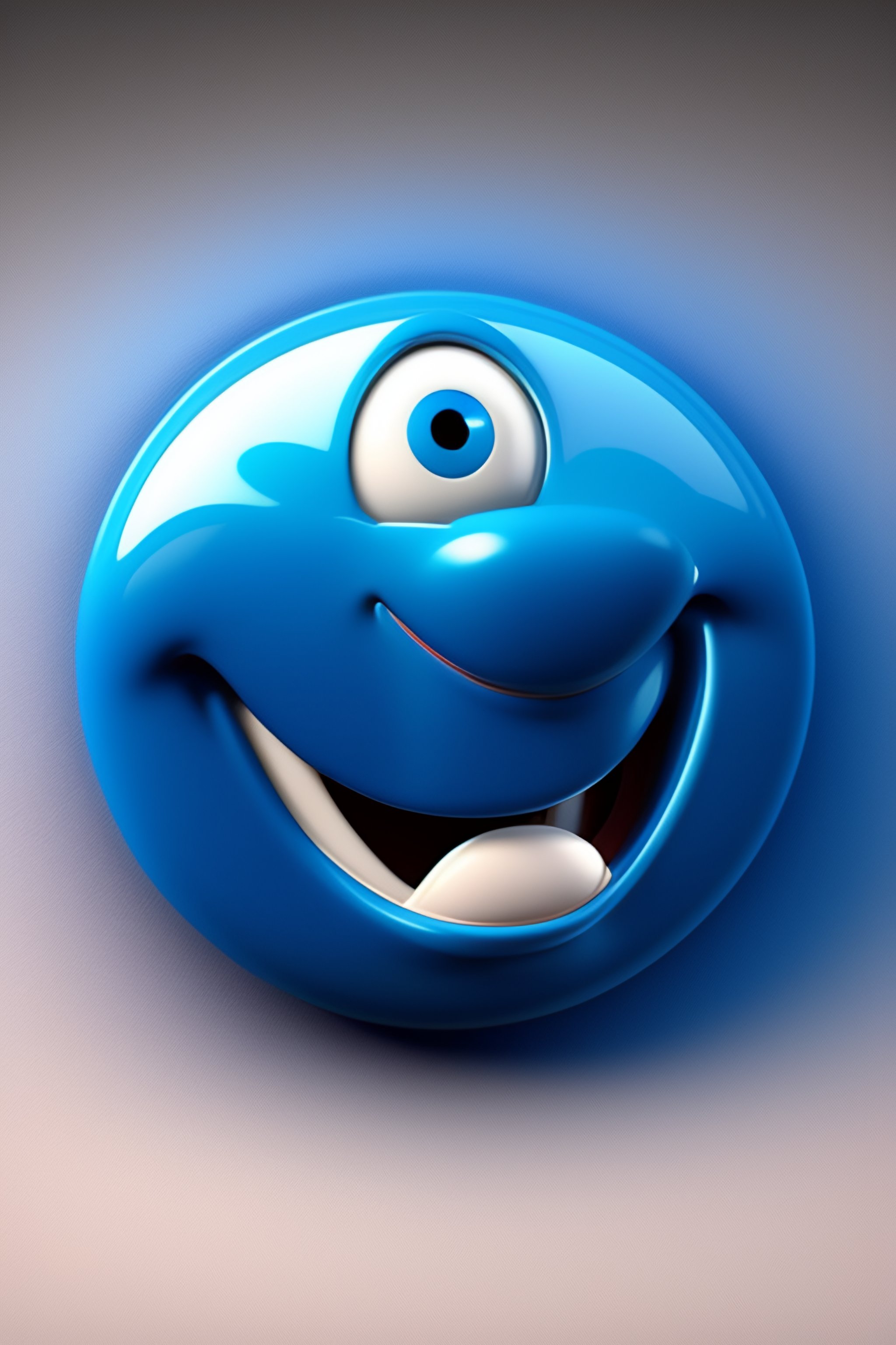Lexica - A 3d blue cartoon face fiat car smiling, fantasy, cute ...