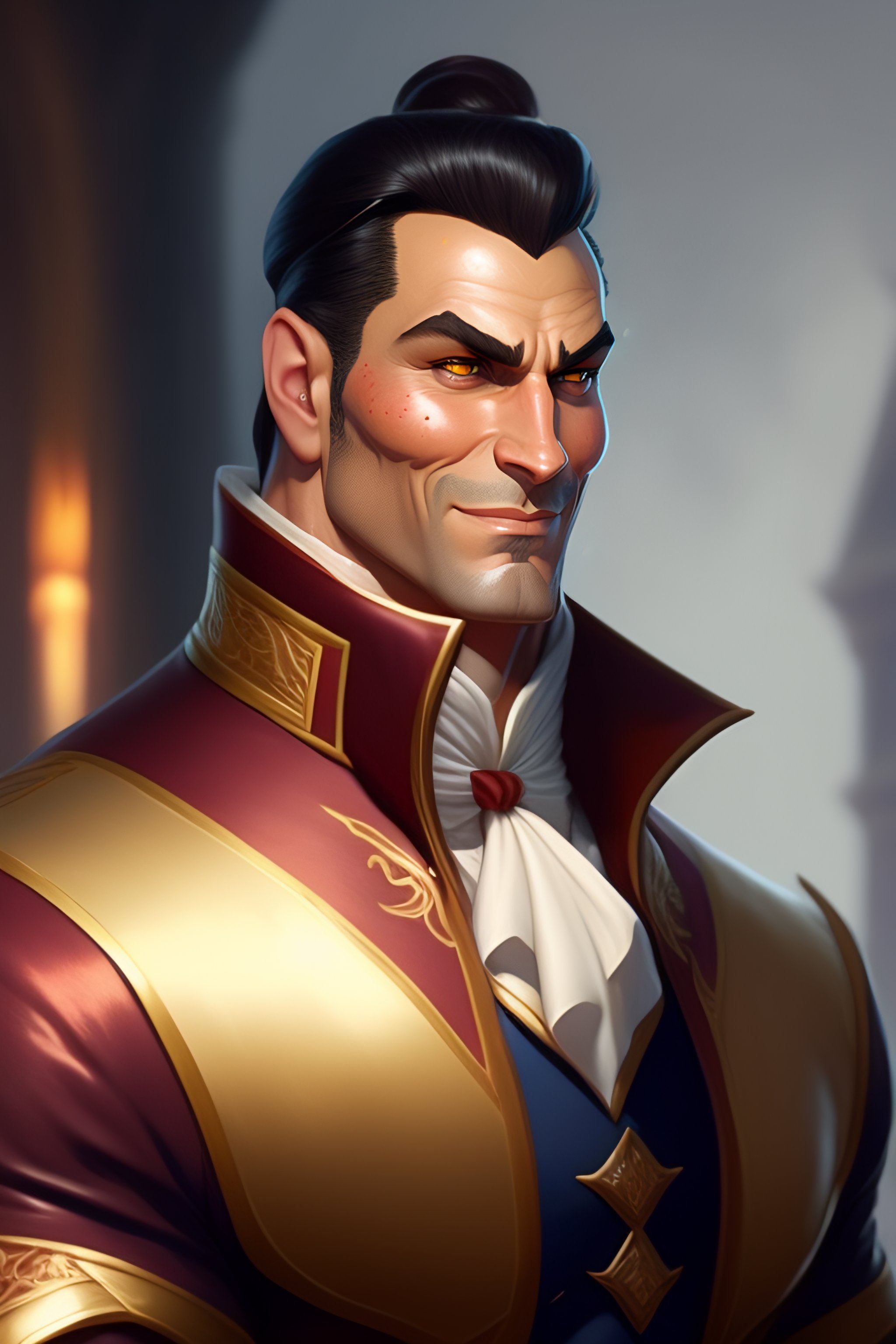 Lexica - Disney gaston by greg rutkowski, featured on artstation