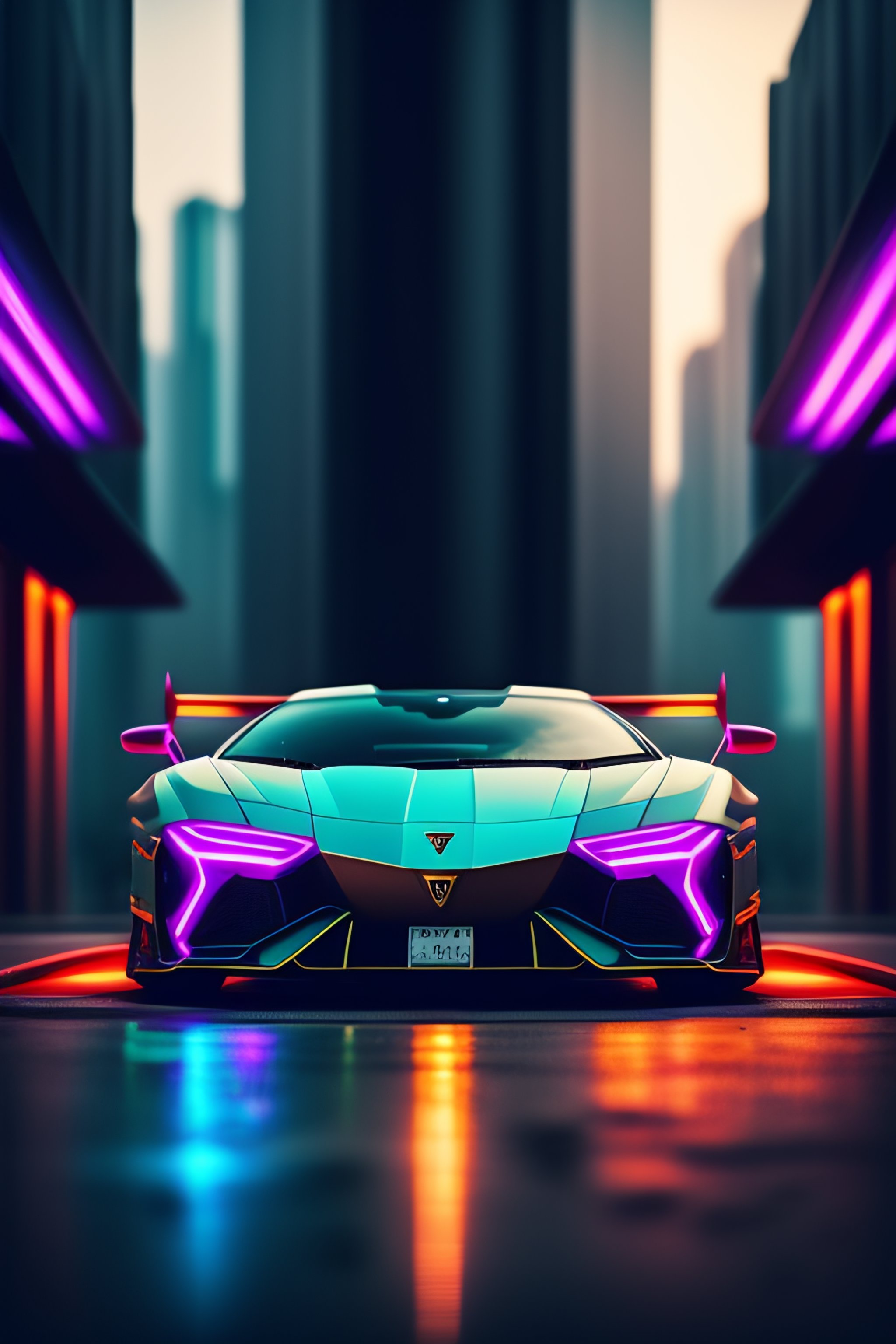 Descubrir 109+ imagen neon lamborghini - Abzlocal.mx