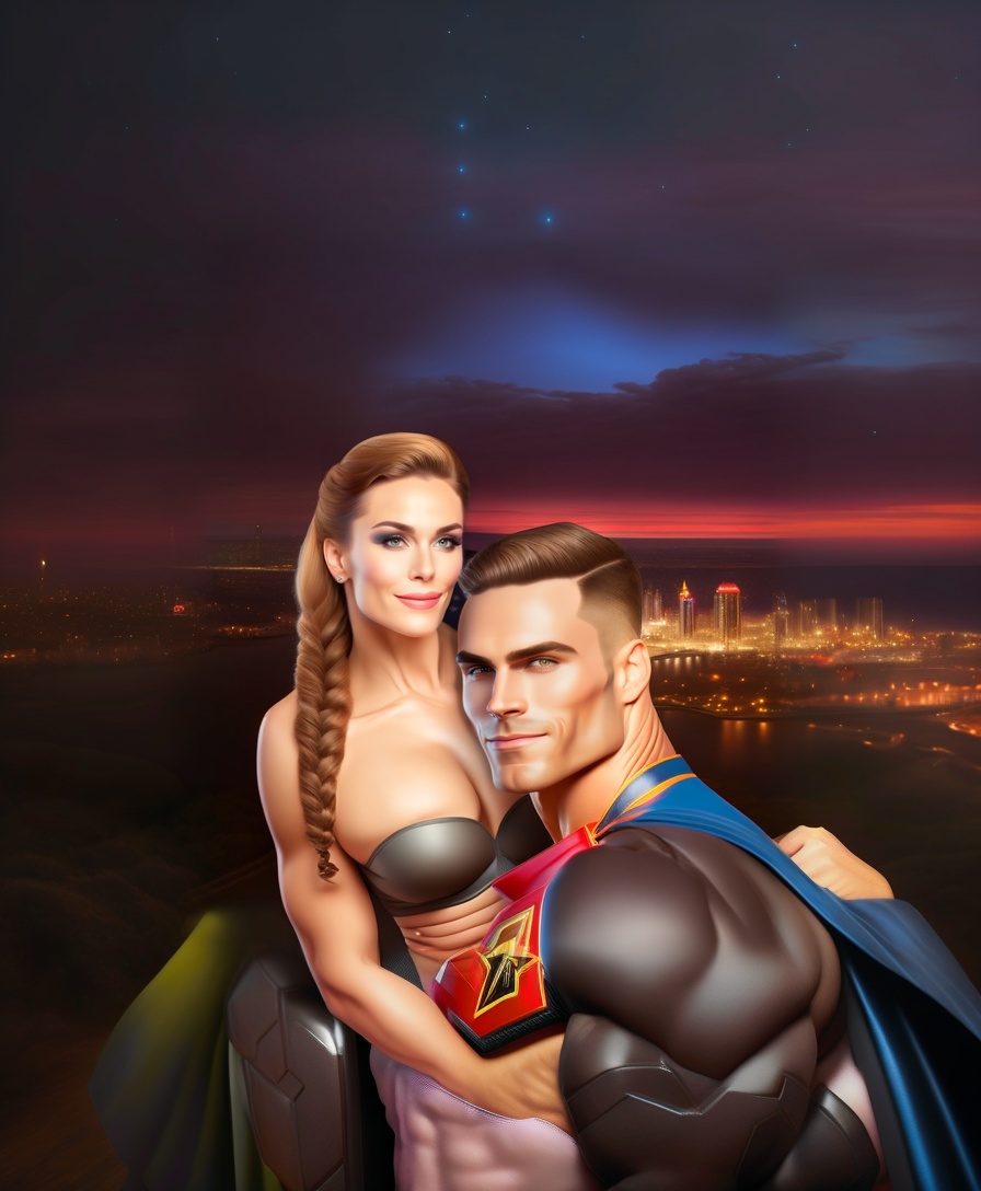 Lexica - Real photo, super heros full muscle