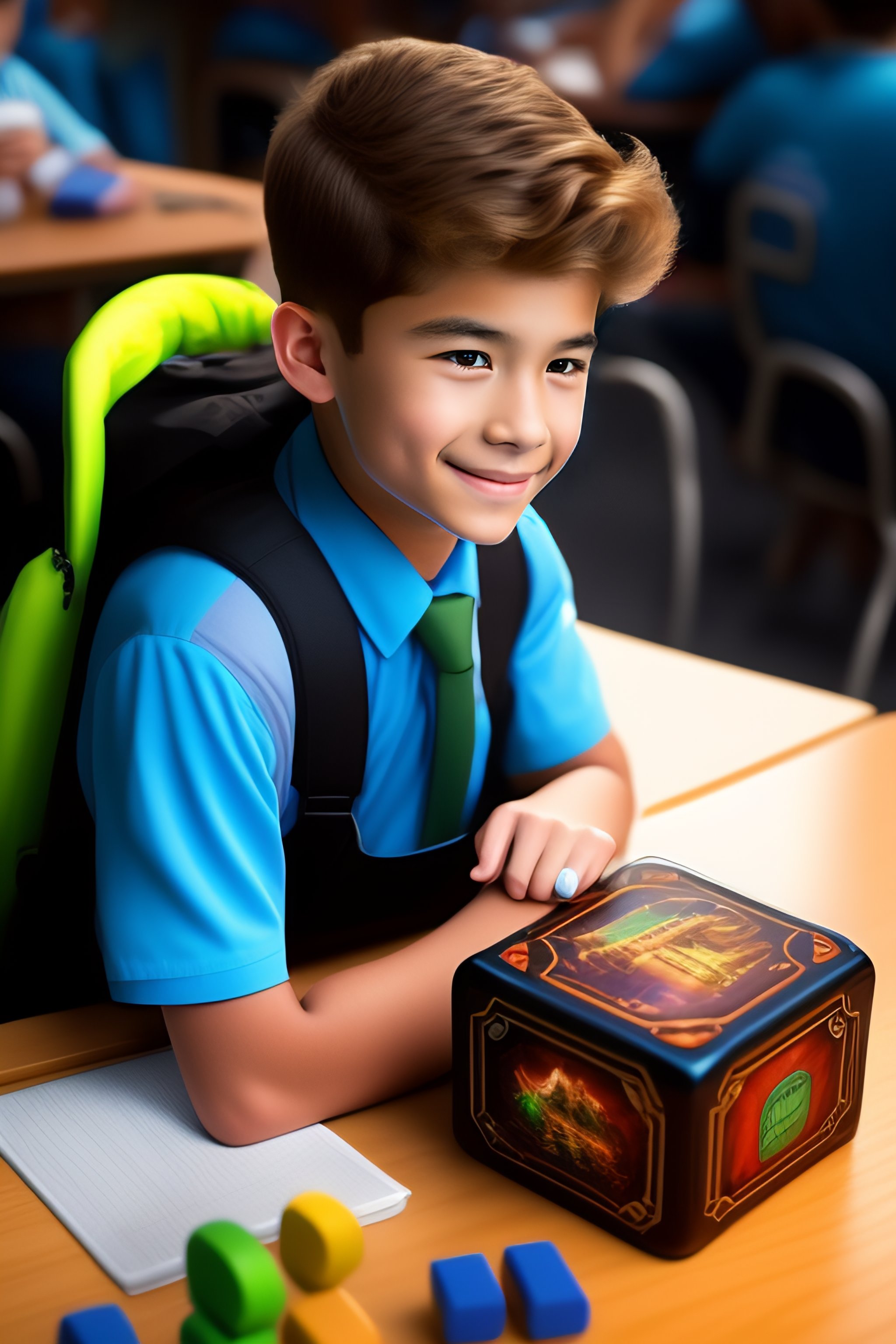 Lexica - Board game character, man a student who studies at school age ...