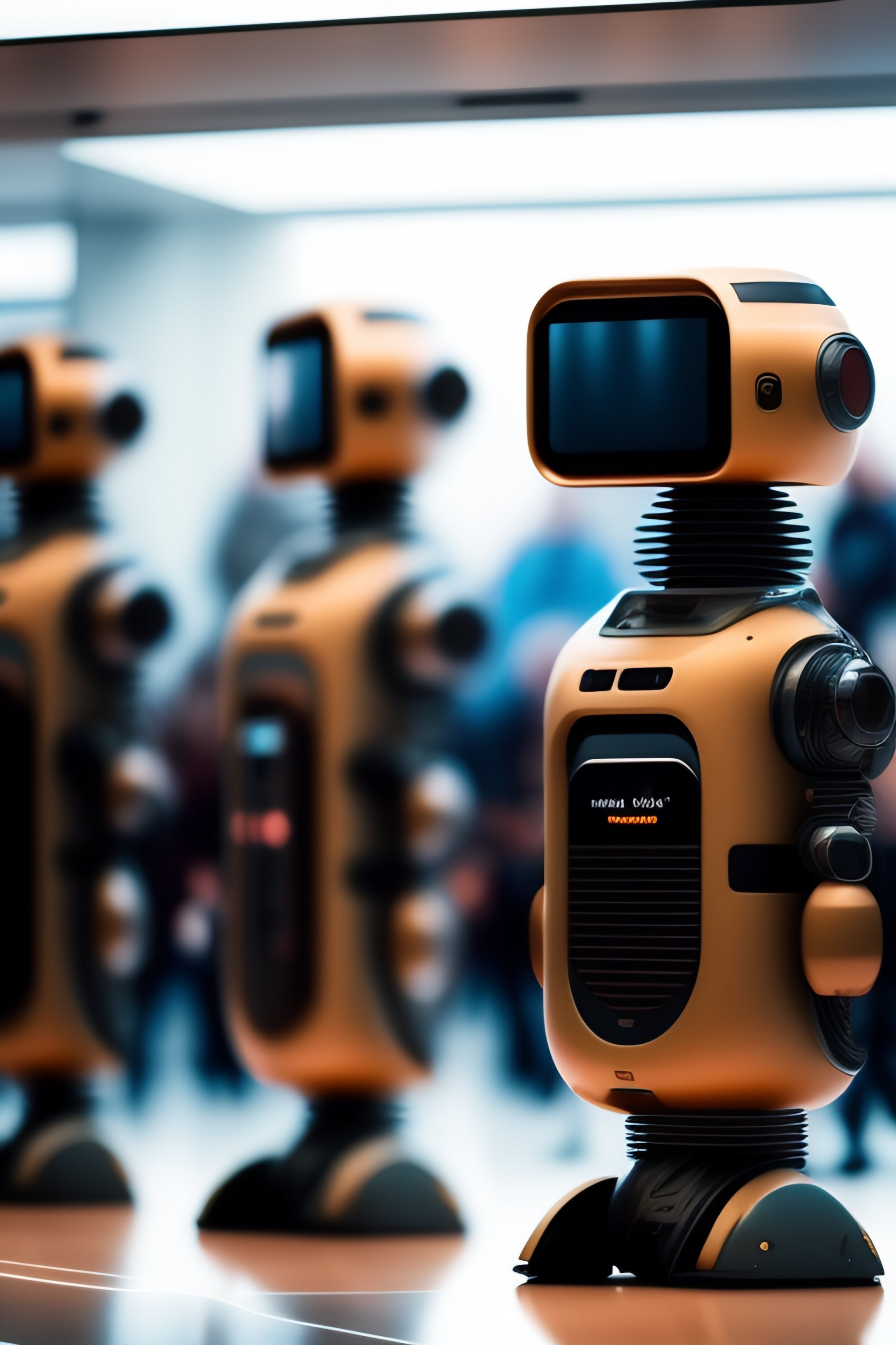 Lexica - Robots in apple store