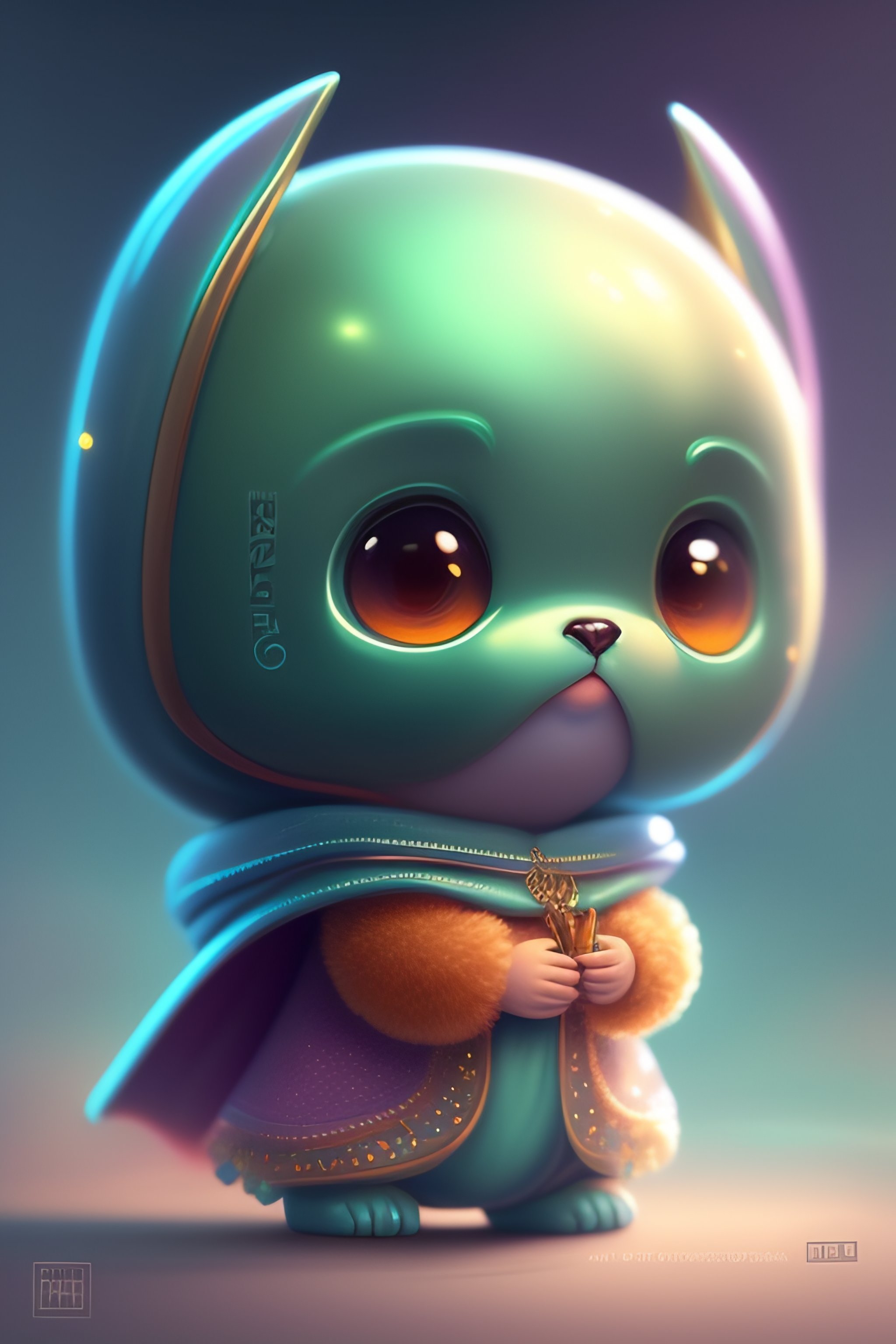 Lexica - Cute and adorable cartoon alien baby, fantasy, dreamlike ...