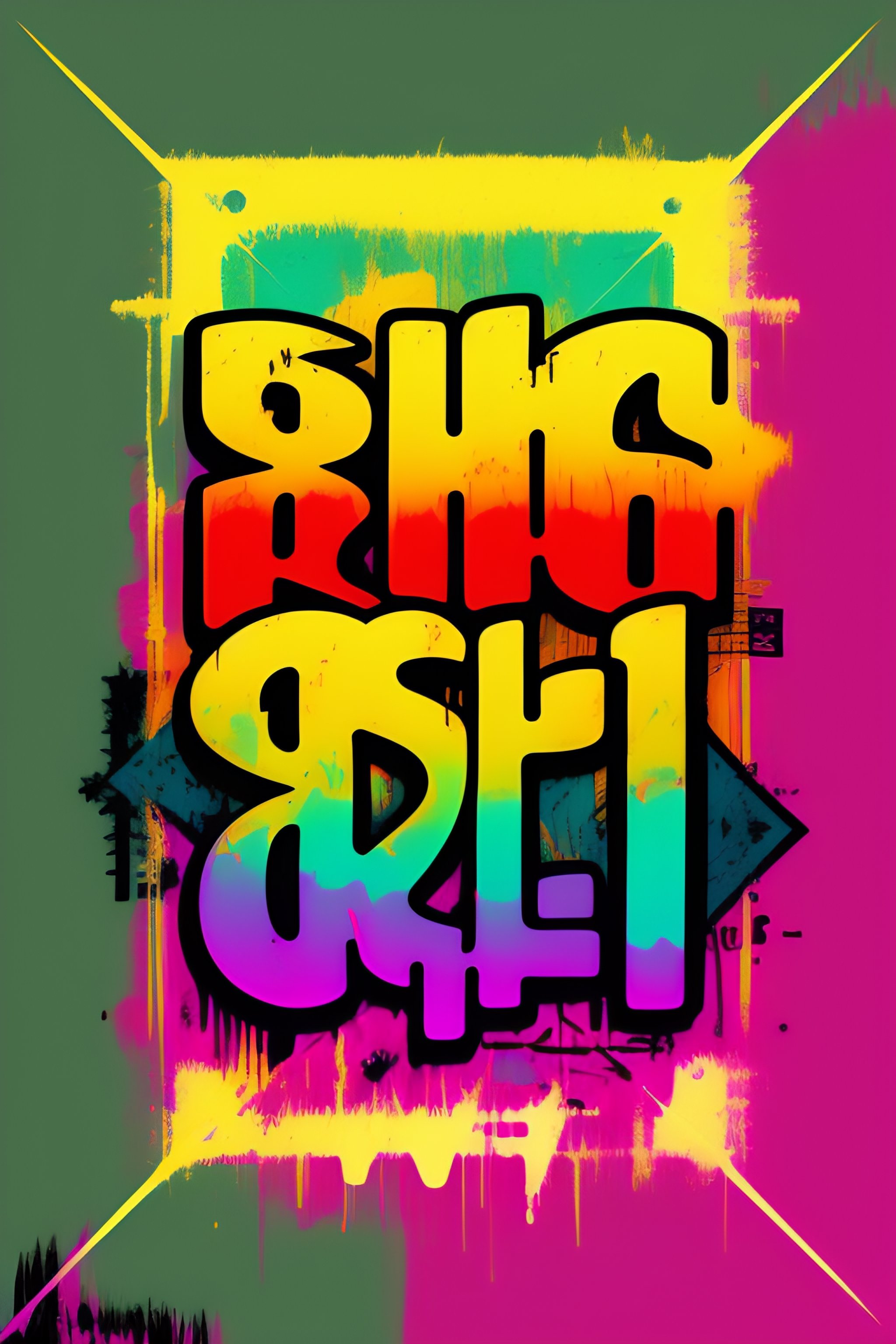 Lexica - Vintage Grunge T shirt design with graffiti, graffiti, retro ...
