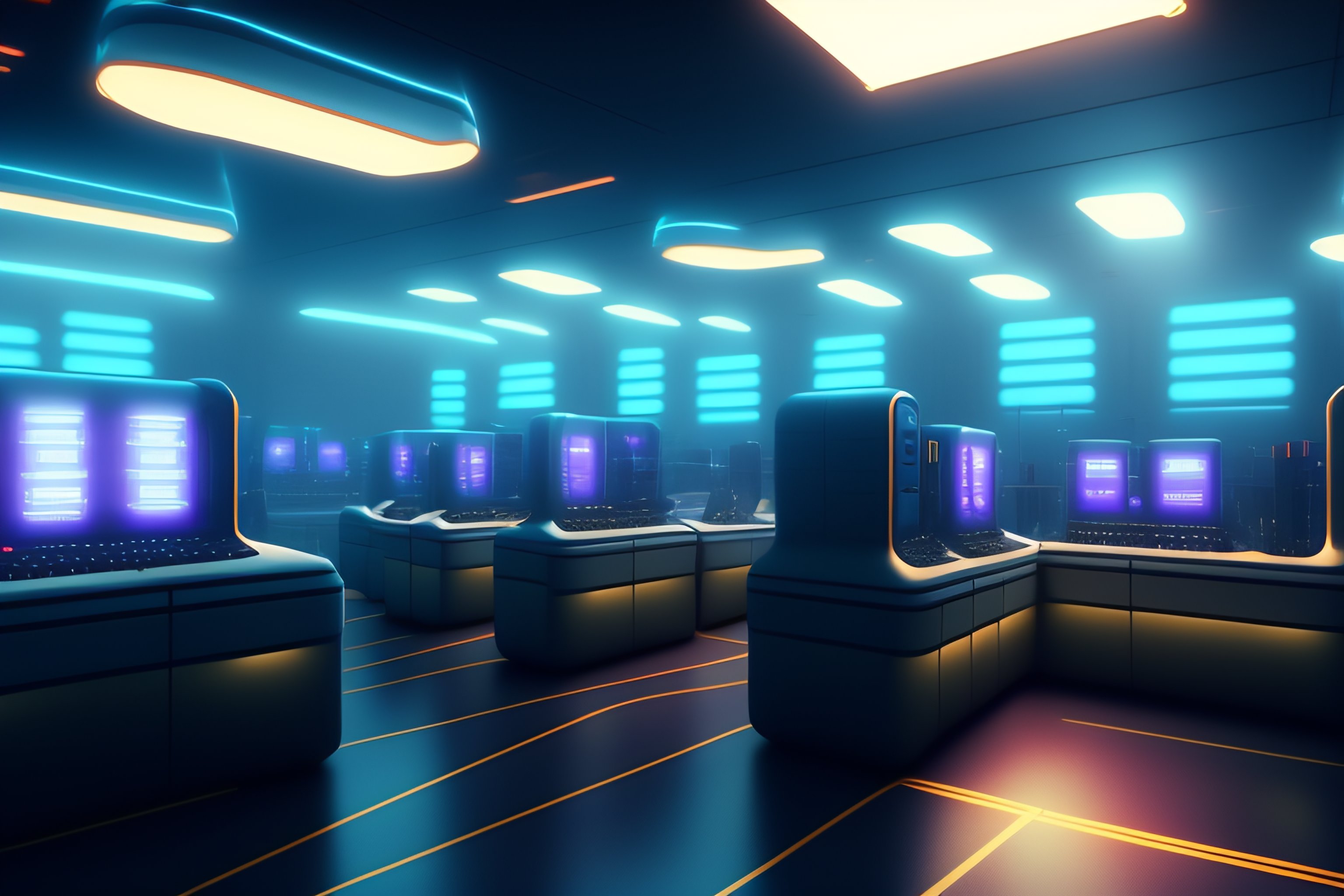 Lexica - Dna, connected to wires, surrounded by futuristic computers ...