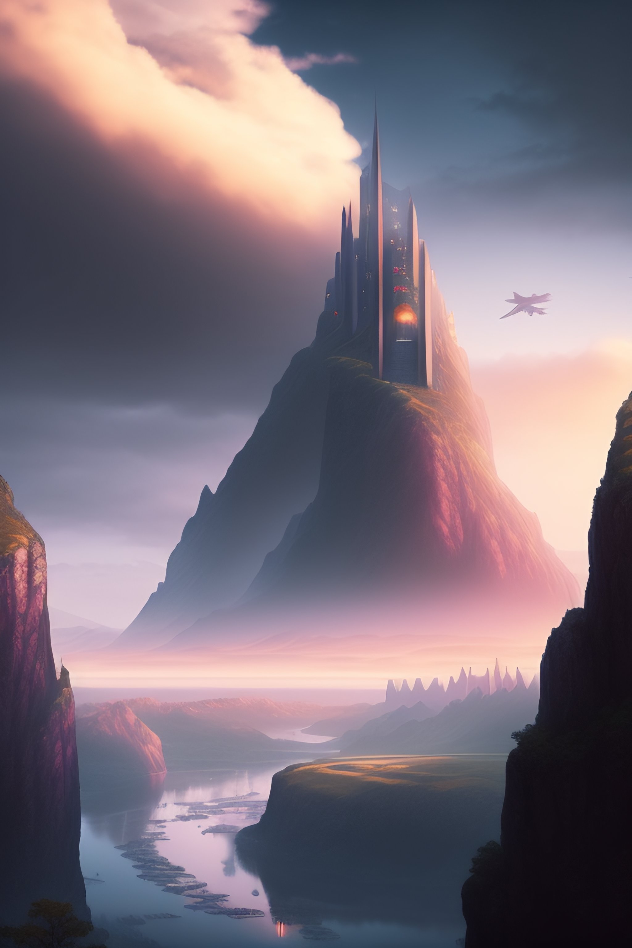 Lexica - An ultra detailed matte painting of a lonely and impossibly ...