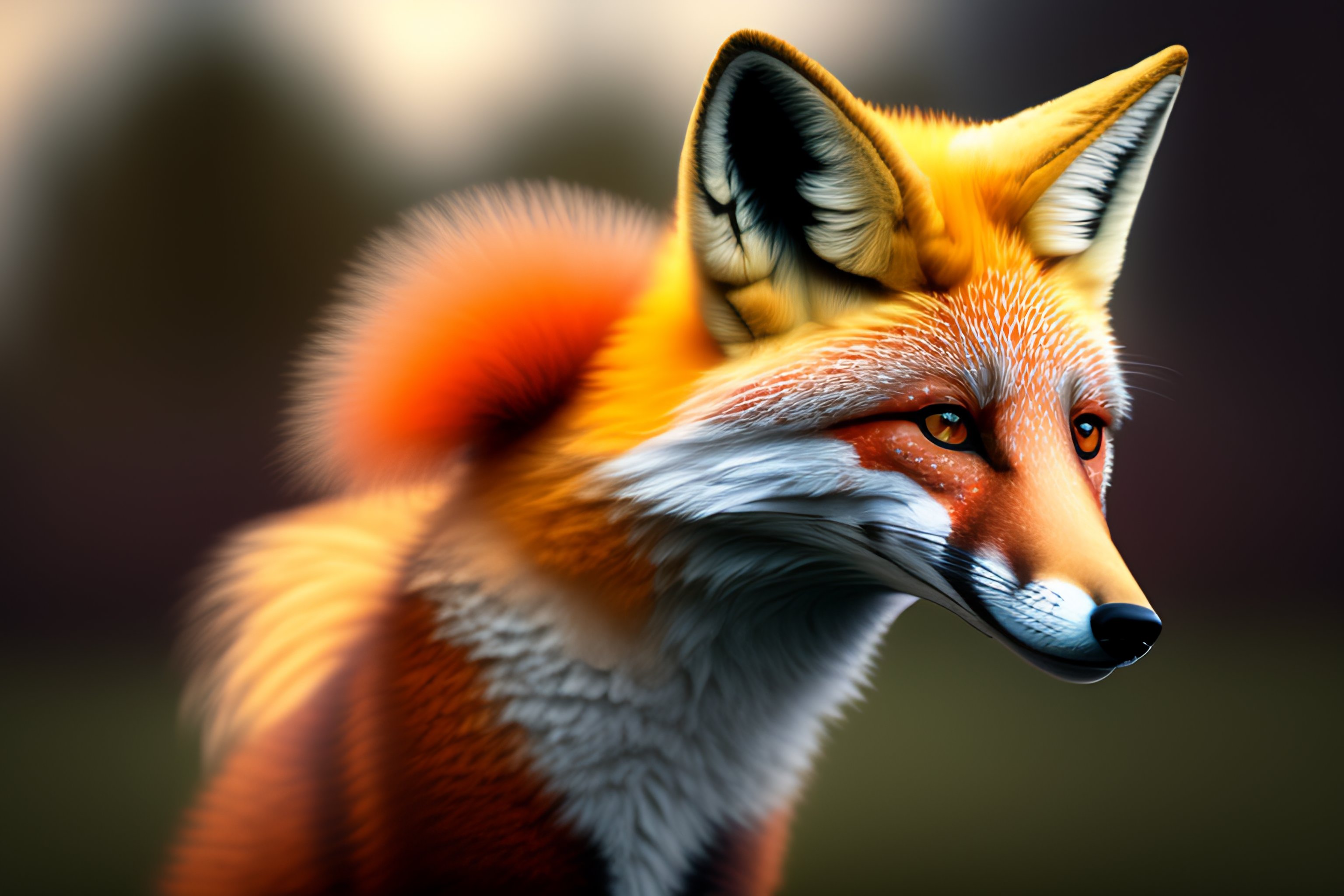 Lexica - Punk fox realistic