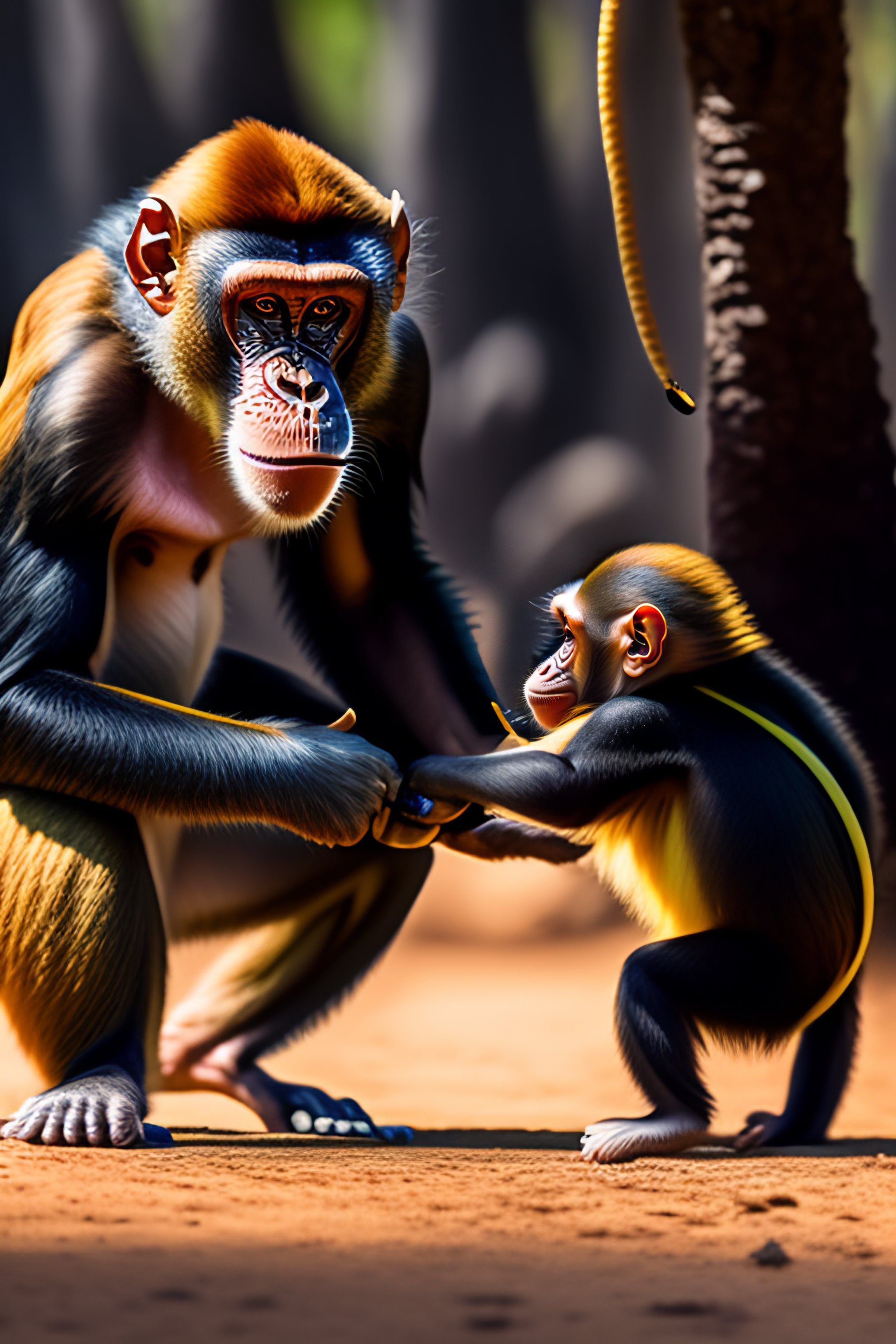 Lexica - Monkey fighting dp