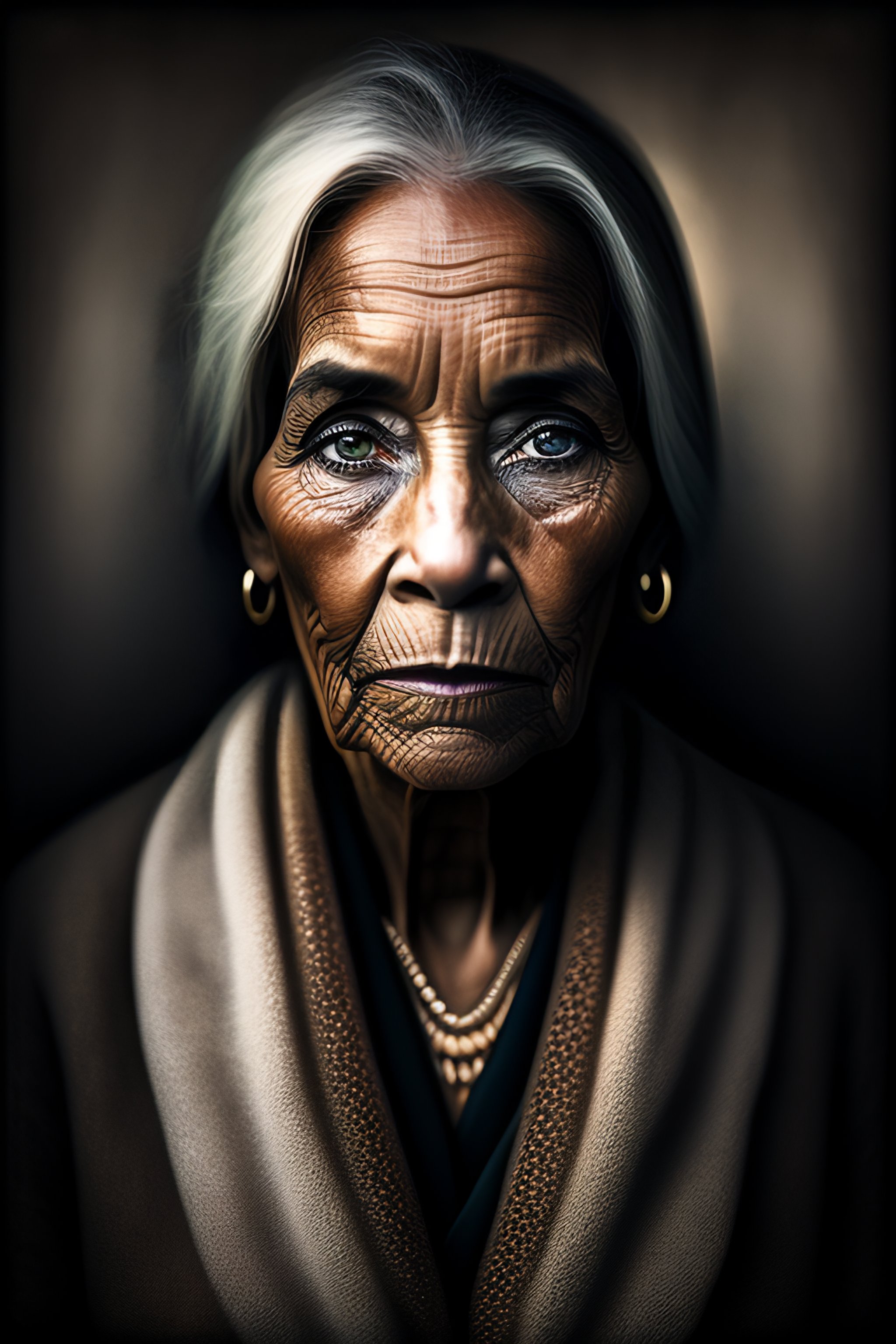 Lexica - Award Winning Portrait of a Baglady by Lee Jeffries