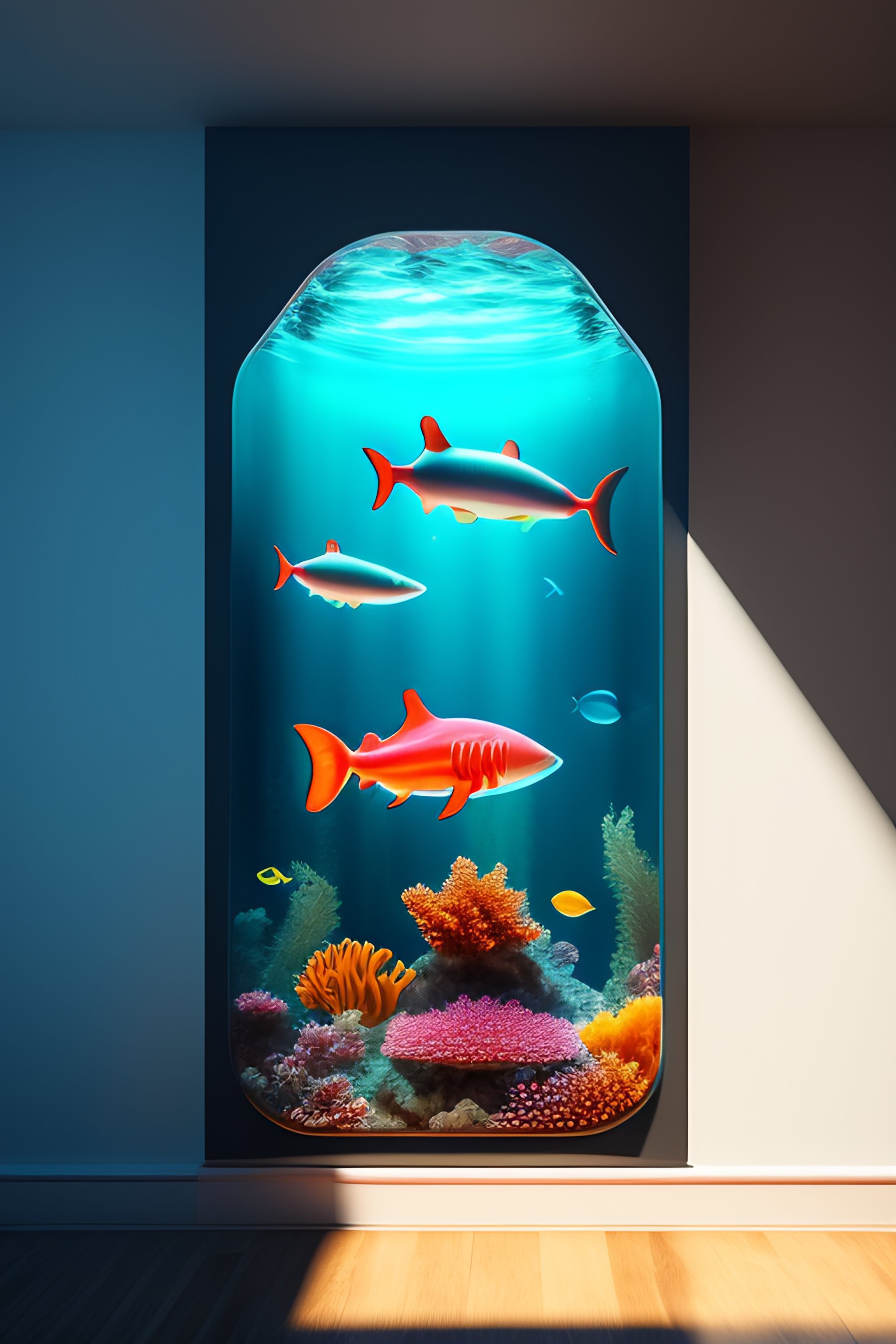 Lexica - The realistic photo of a window inside a room with a sticker ...