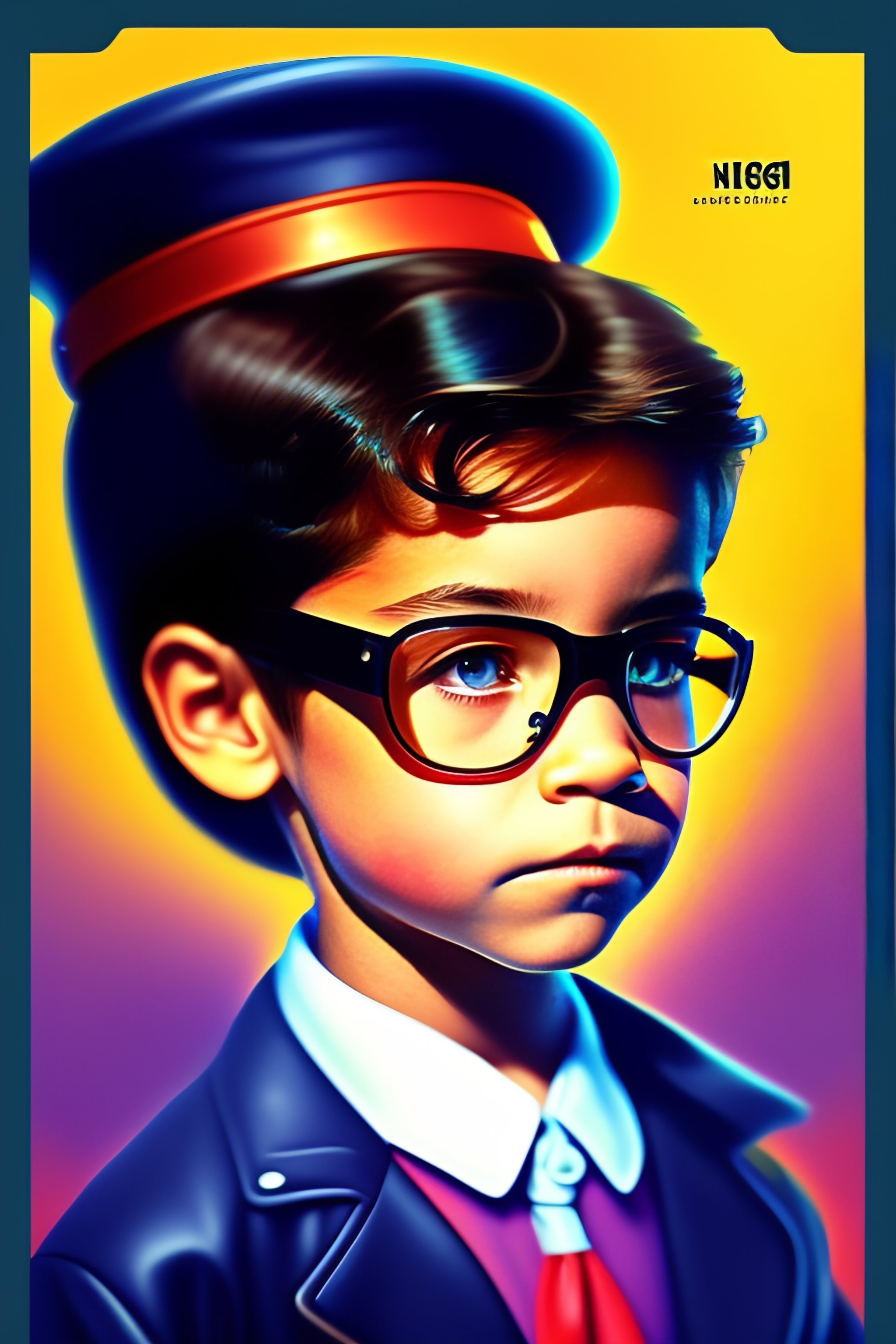 Lexica - Children's cartoon version of Neo in the Matrix
