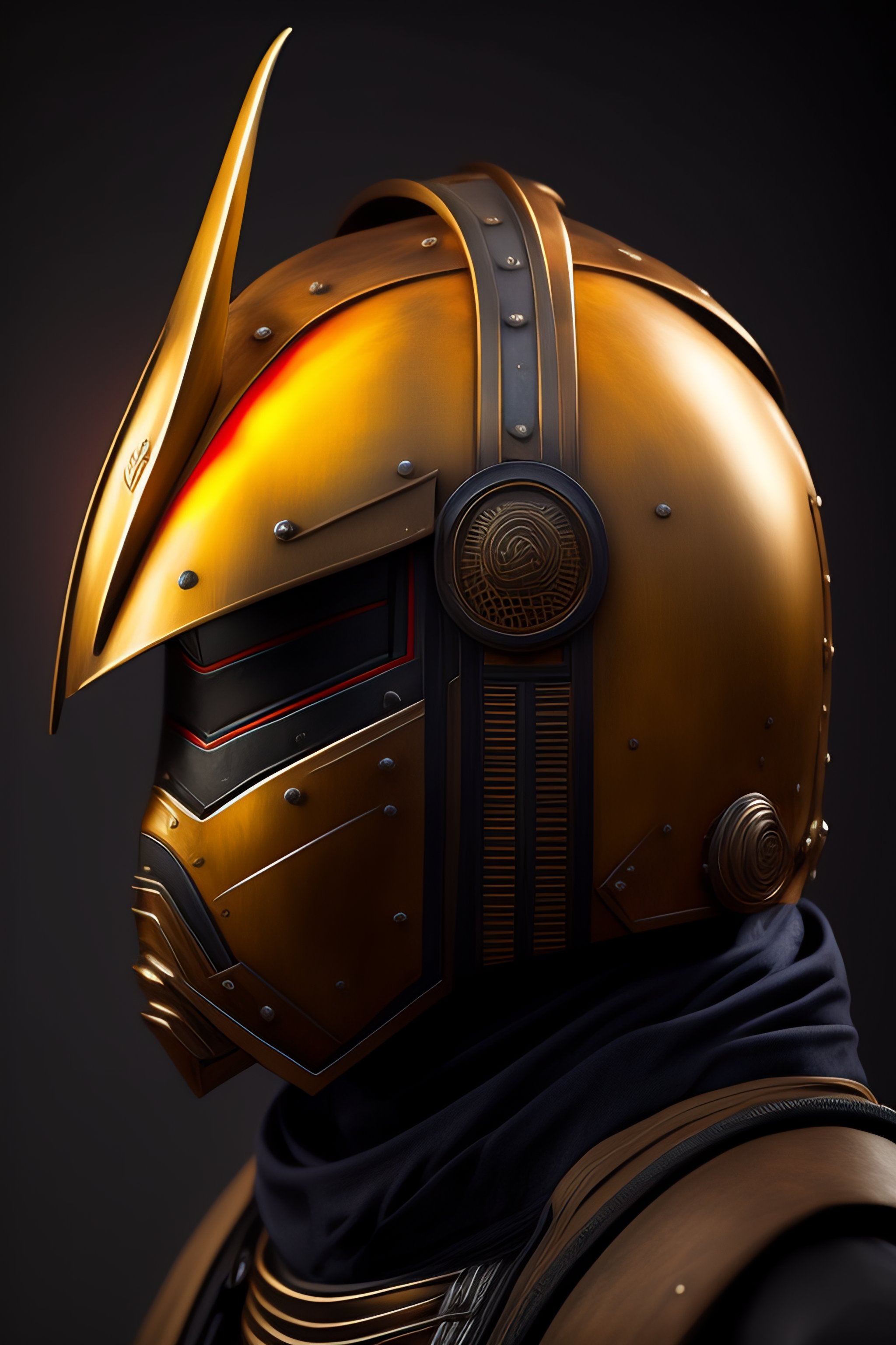 Lexica - Robot ninja mask helmet borderland, with hyperrealistic frame ...