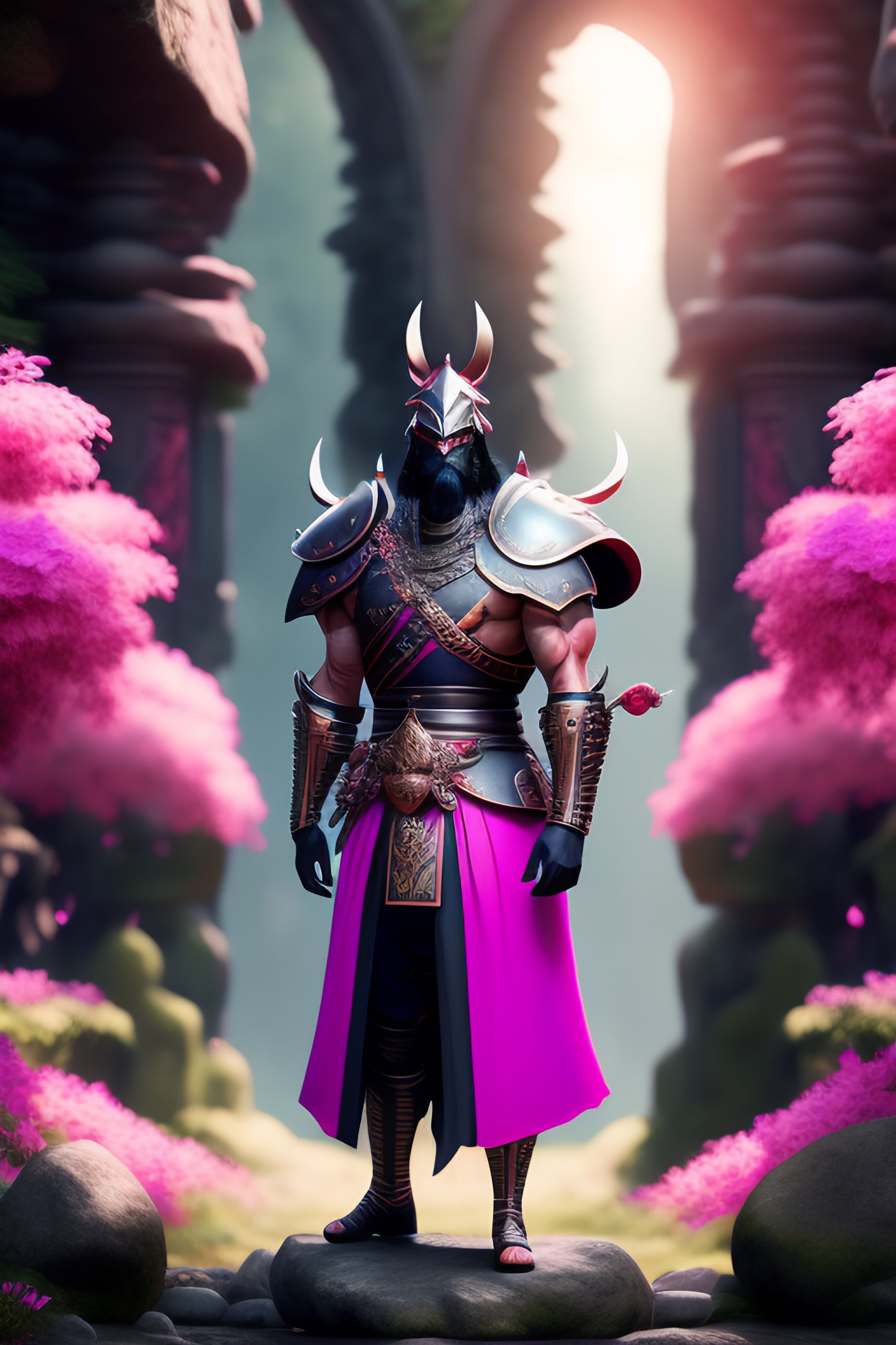 Lexica - A highly detailed matte painting of a Gorilla Samurai in full ...