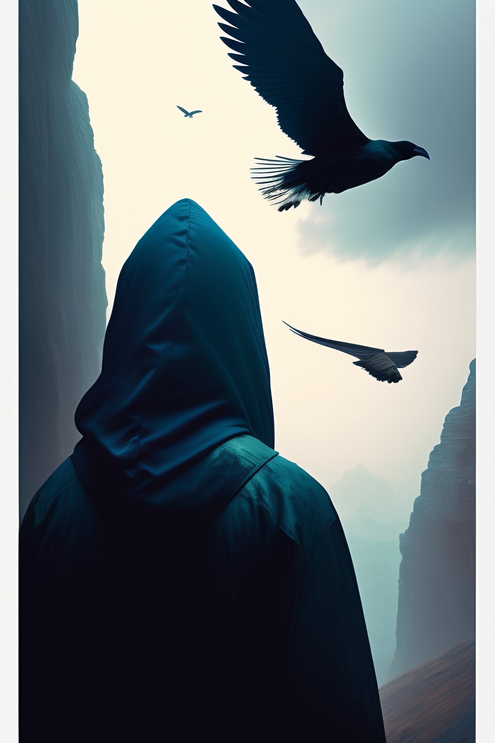 Lexica - Vertical film frame, junkie guy, wearing a hoodie on his head ...