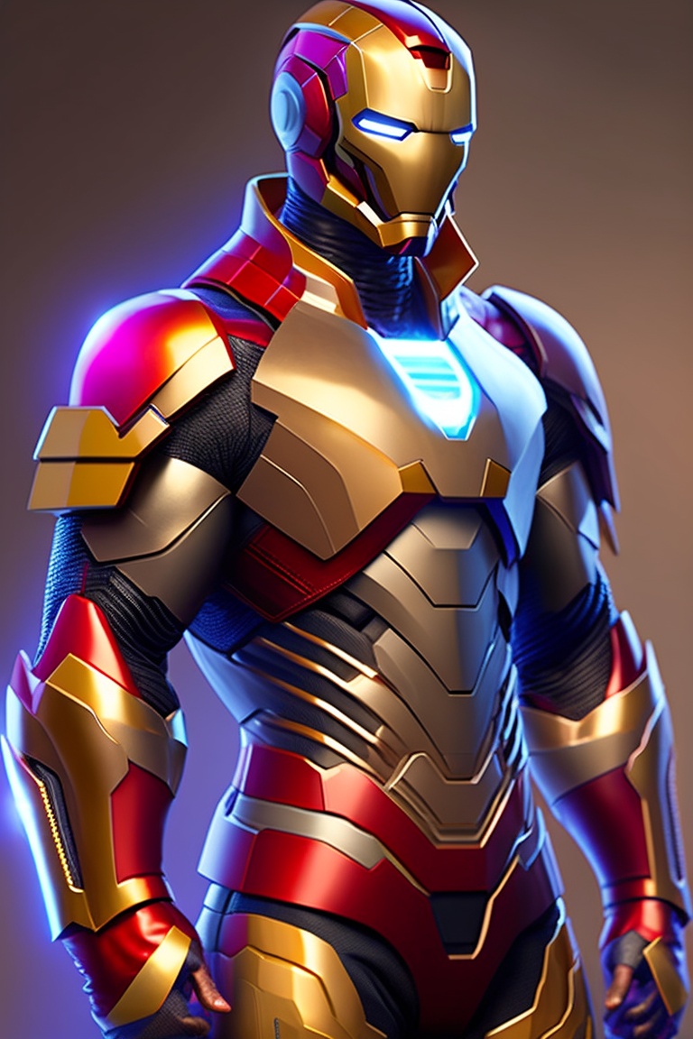 Lexica - Chris Brown the rapper in Iron Man suite. Super-realistic ...