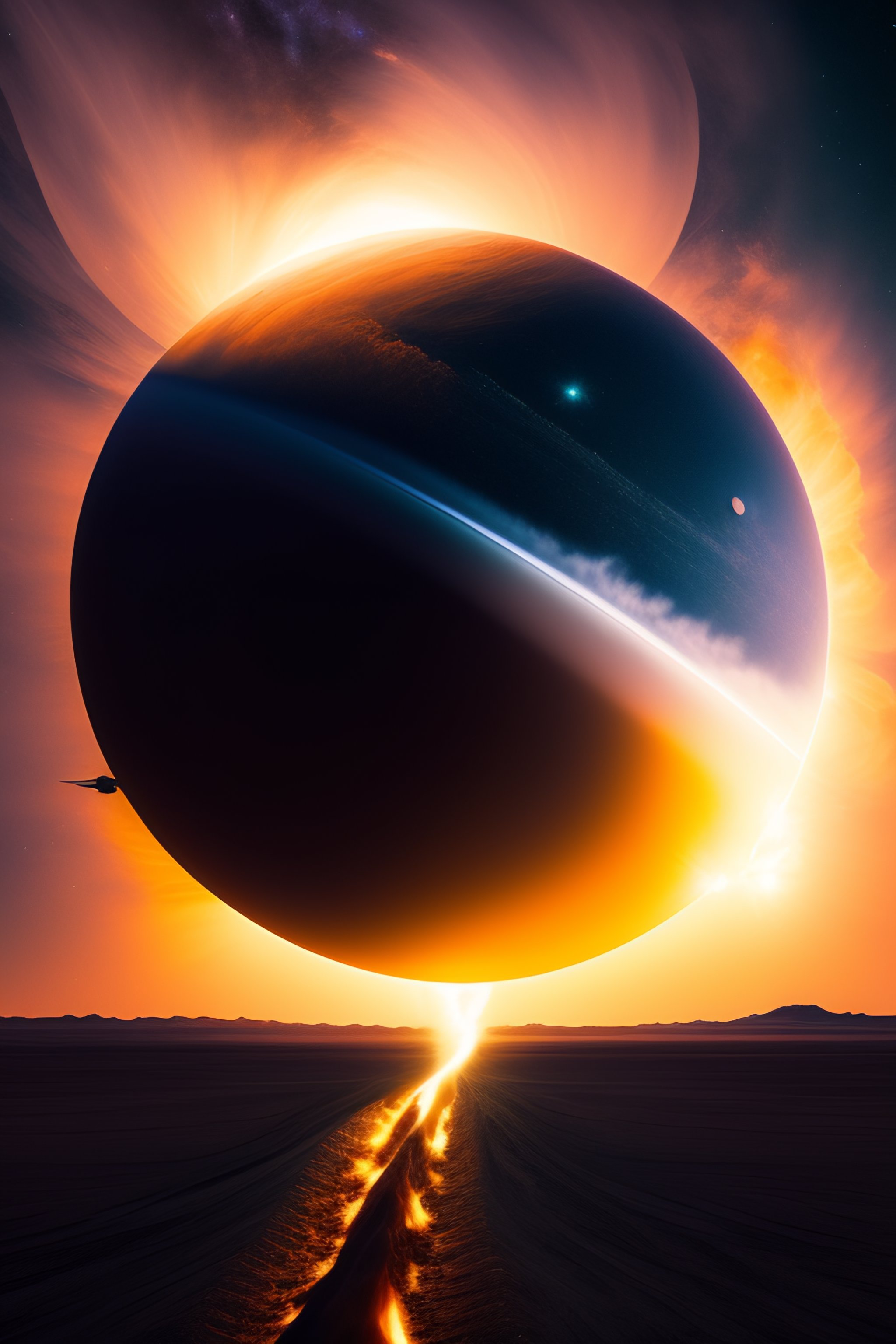 Lexica - Rocket exploding on venus