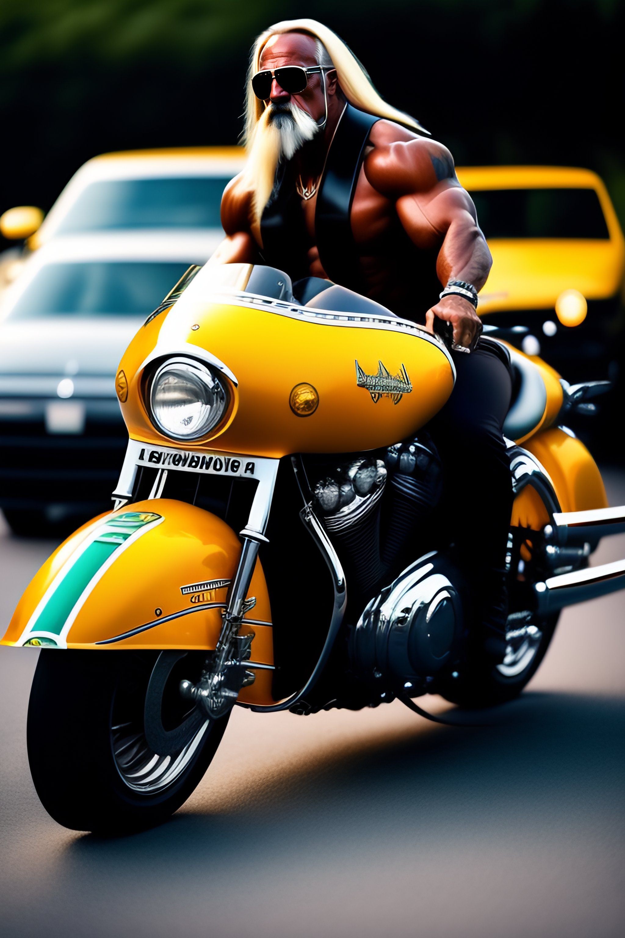 Lexica - Motorcycle ridden by hulk hogan