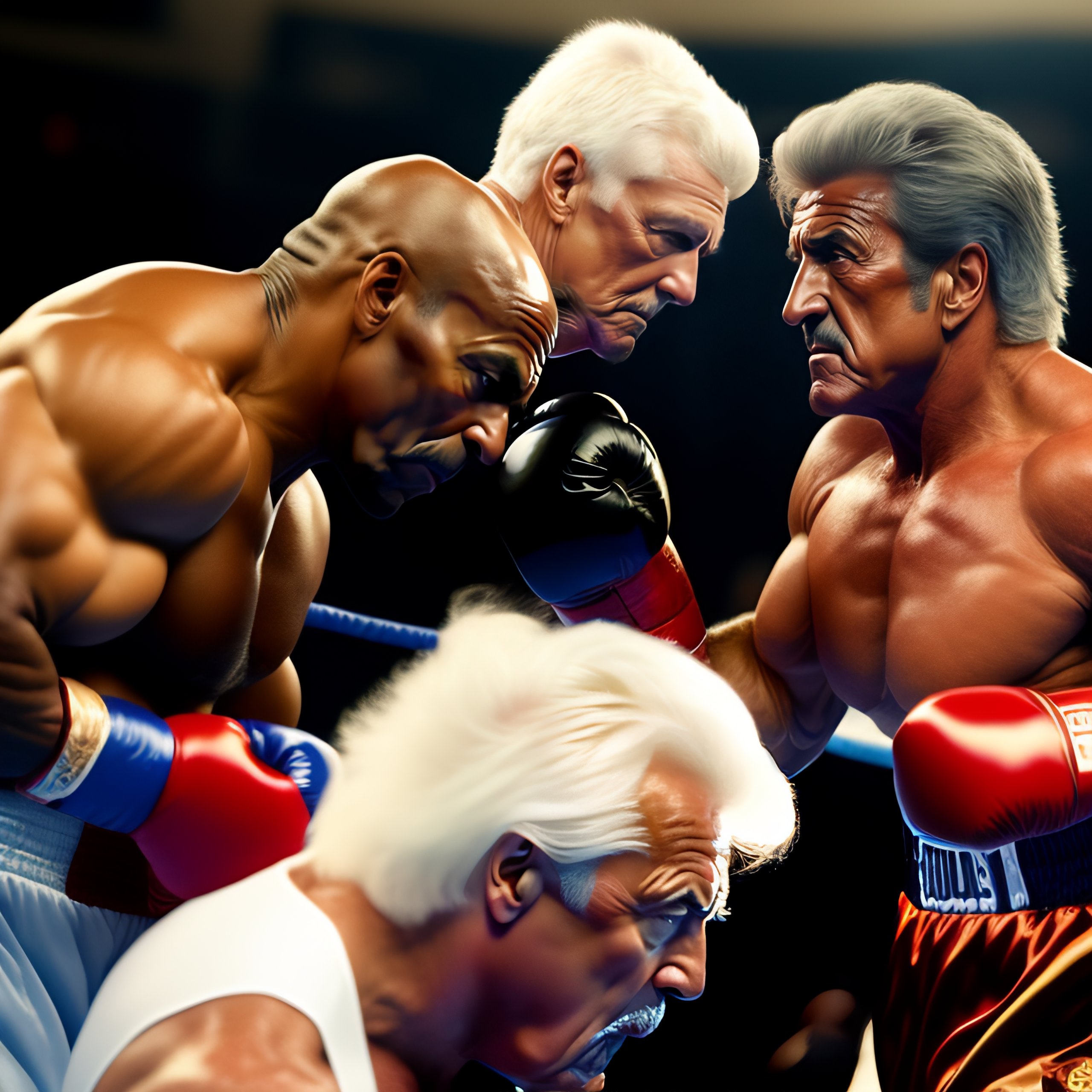 Lexica - Full body shot, 90 year old sylvester stallone as rocky, white ...