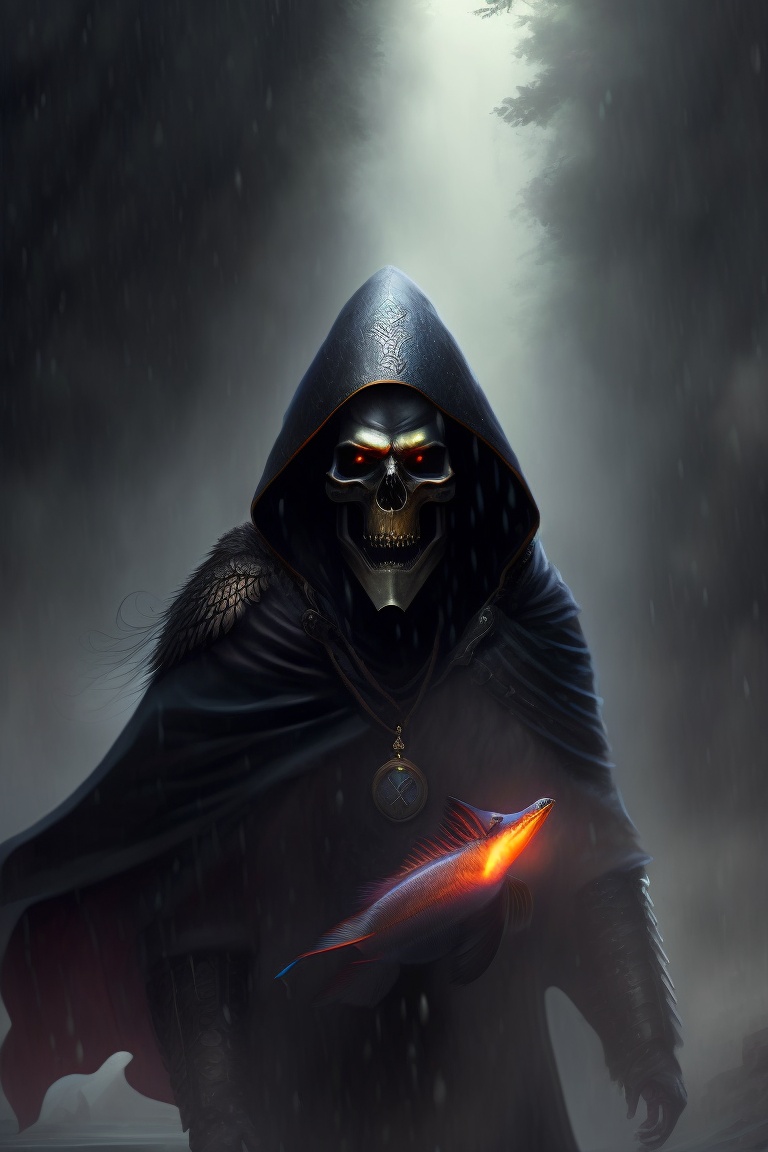 Lexica - Grim reaper ,screaming, under the rain, dark arts , fog ...