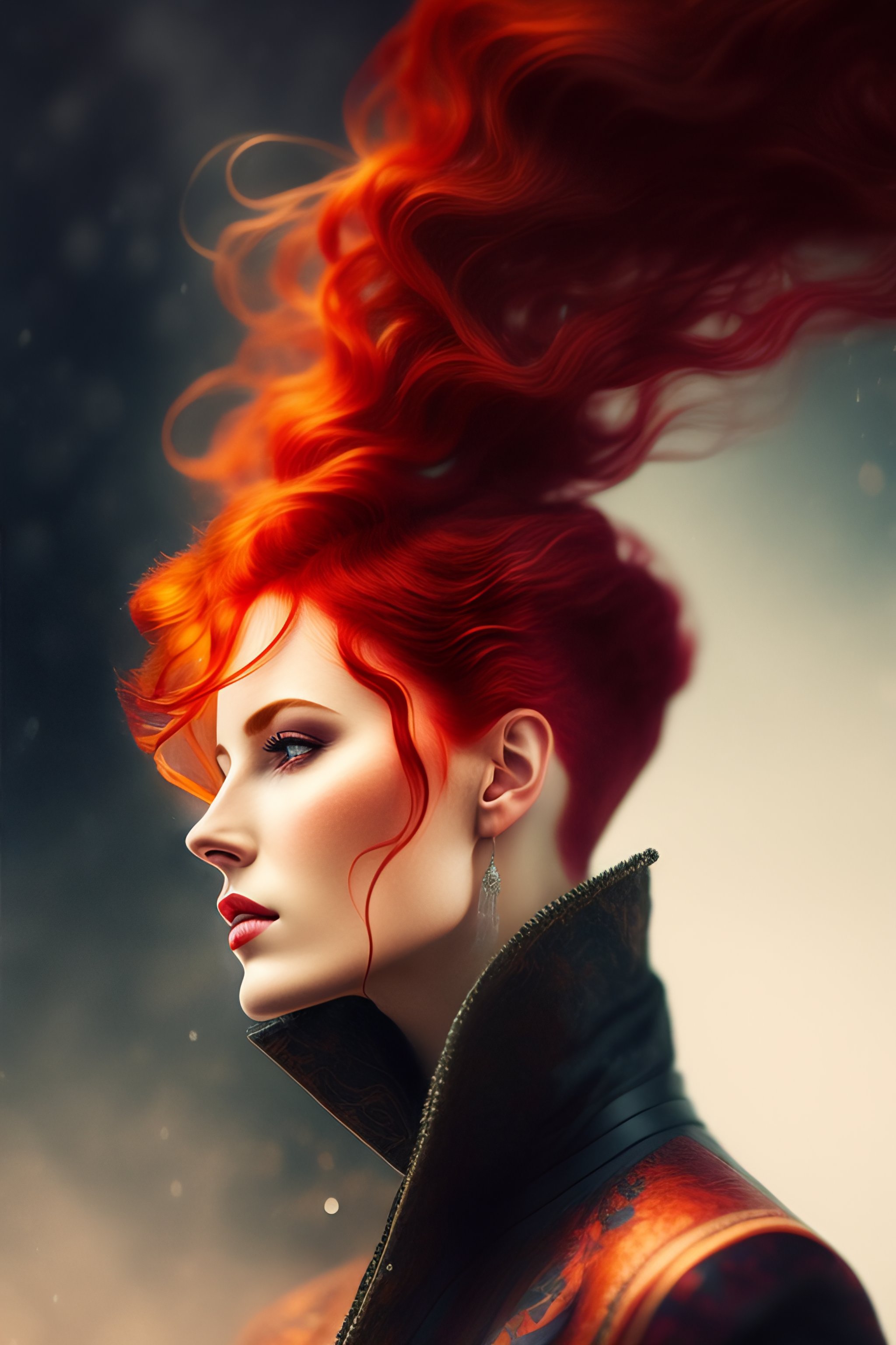 Lexica - Beautiful character design, double exposure shot, front ...