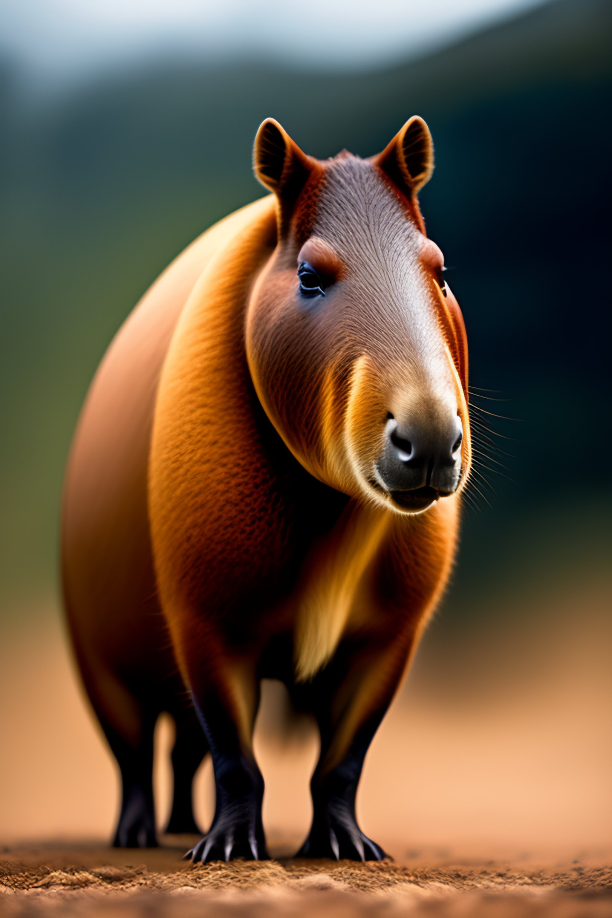 Lexica - Capybara with futuristic armor