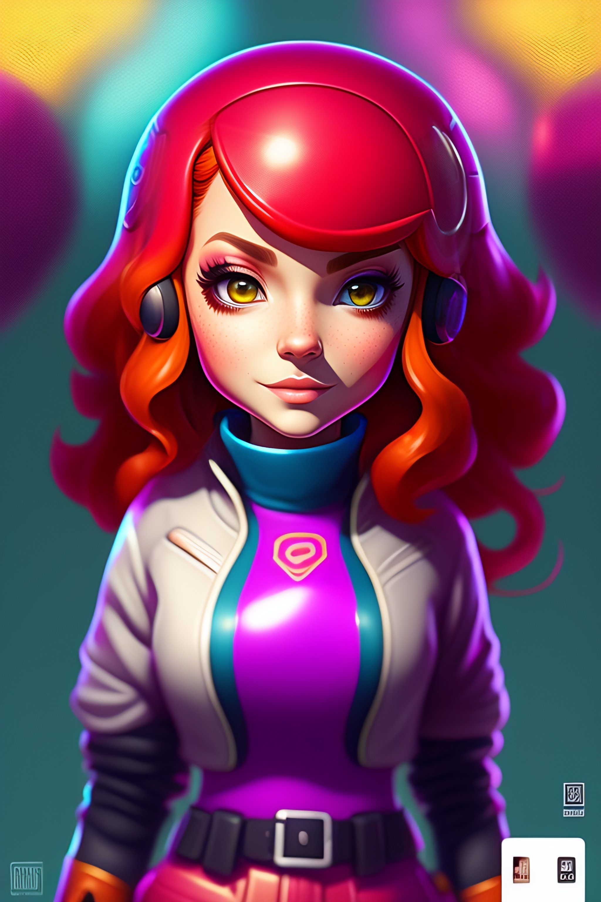 Lexica - Octoling splatoon digital art