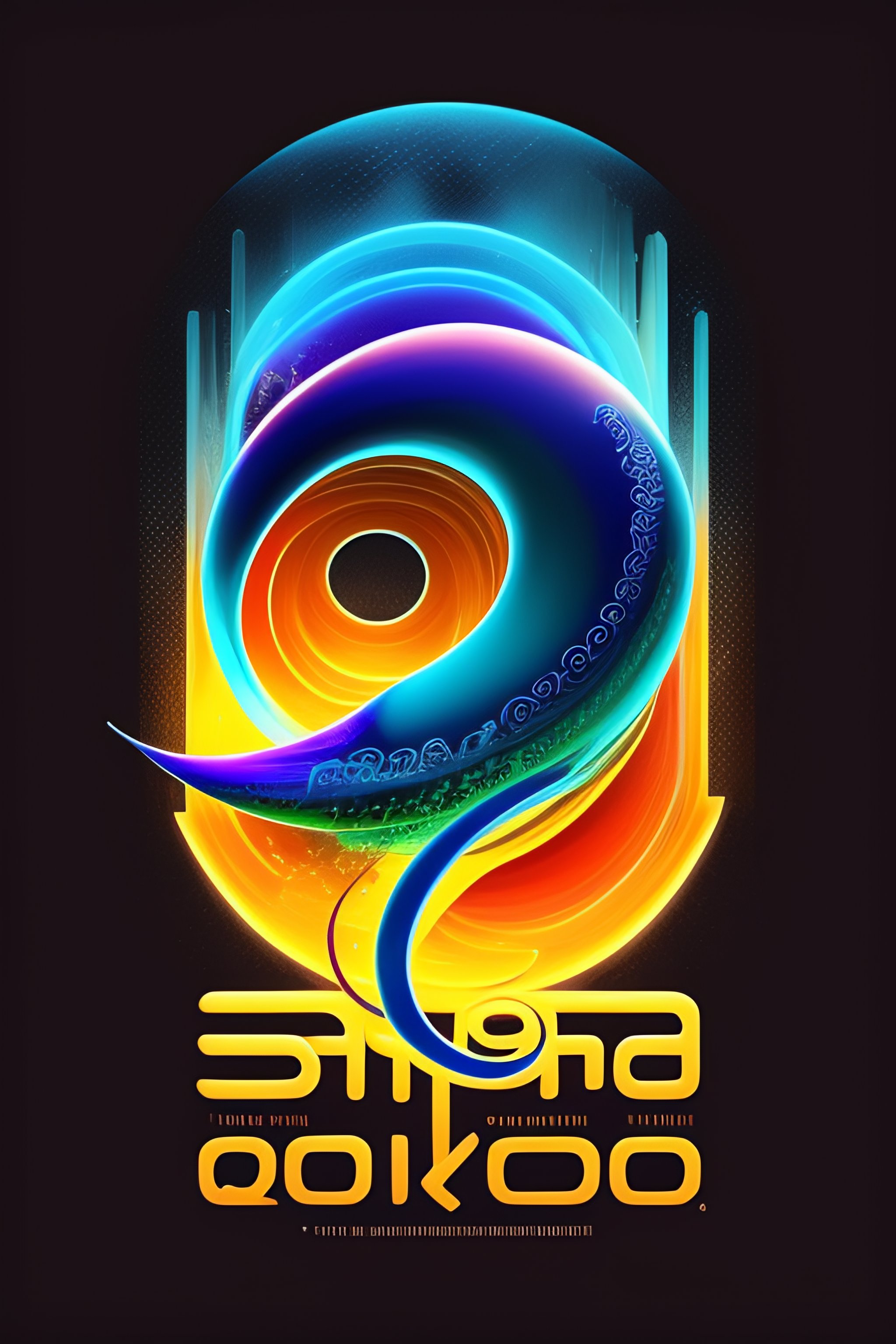 Lexica - Tekno, logo, hardcore, circular, squid