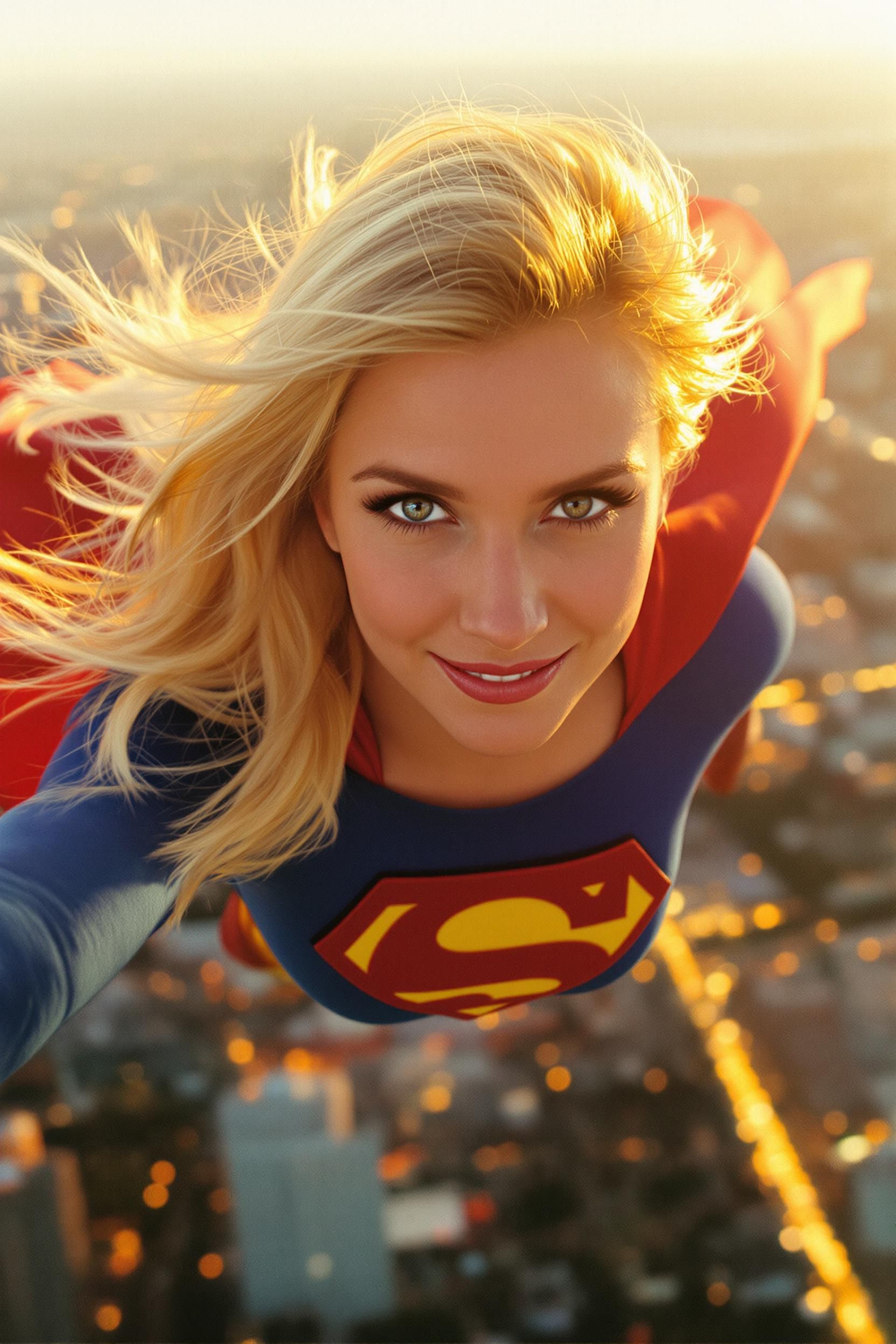 Lexica - 1990s beautiful blonde Supergirl, 4k photo, warm colors. shot ...