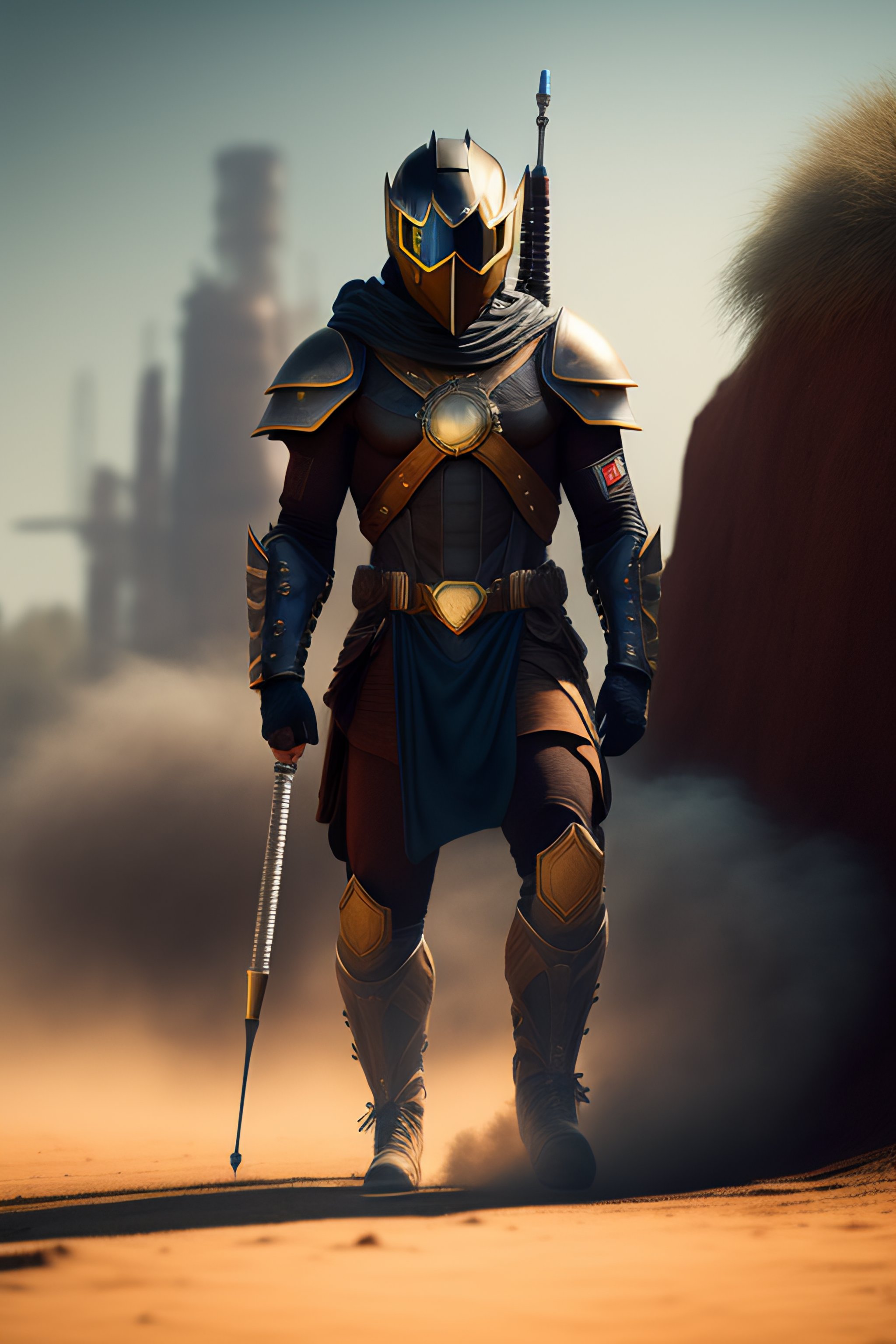 Lexica - Dust archer with mask