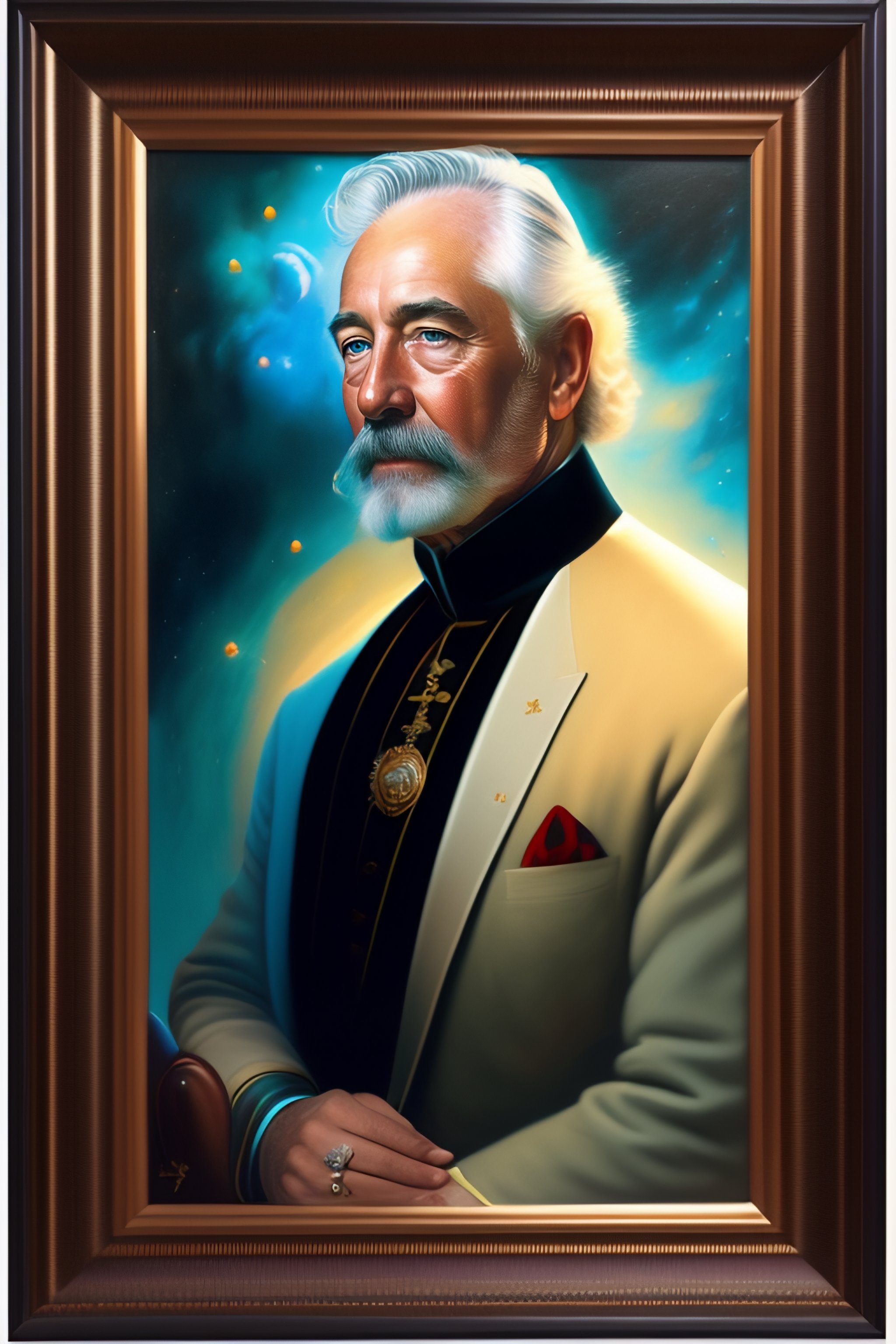 Lexica - Portrait of Roger Franklin Graves in space