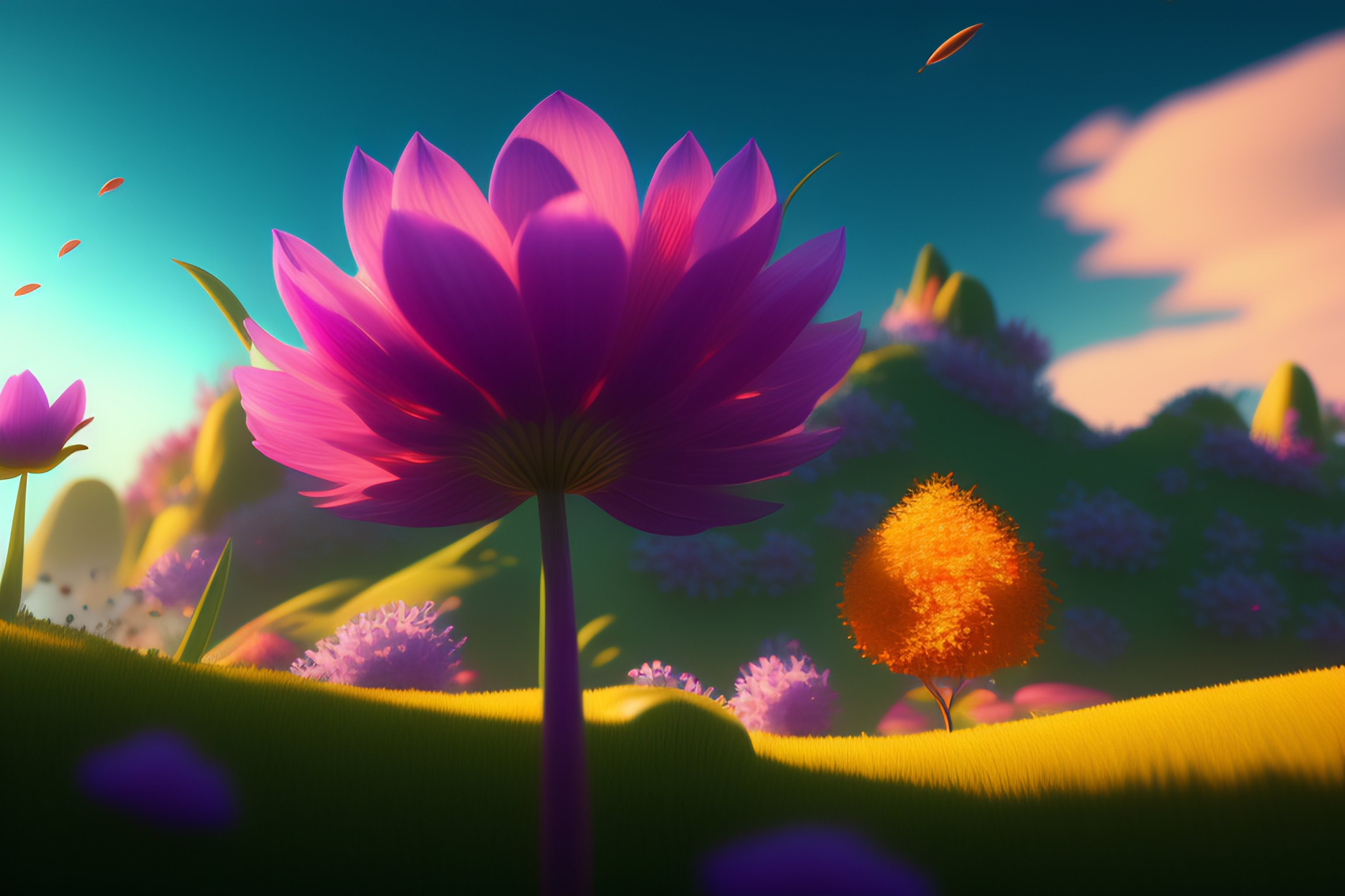 Lexica - First person perspective digital illustration of a fairy ...
