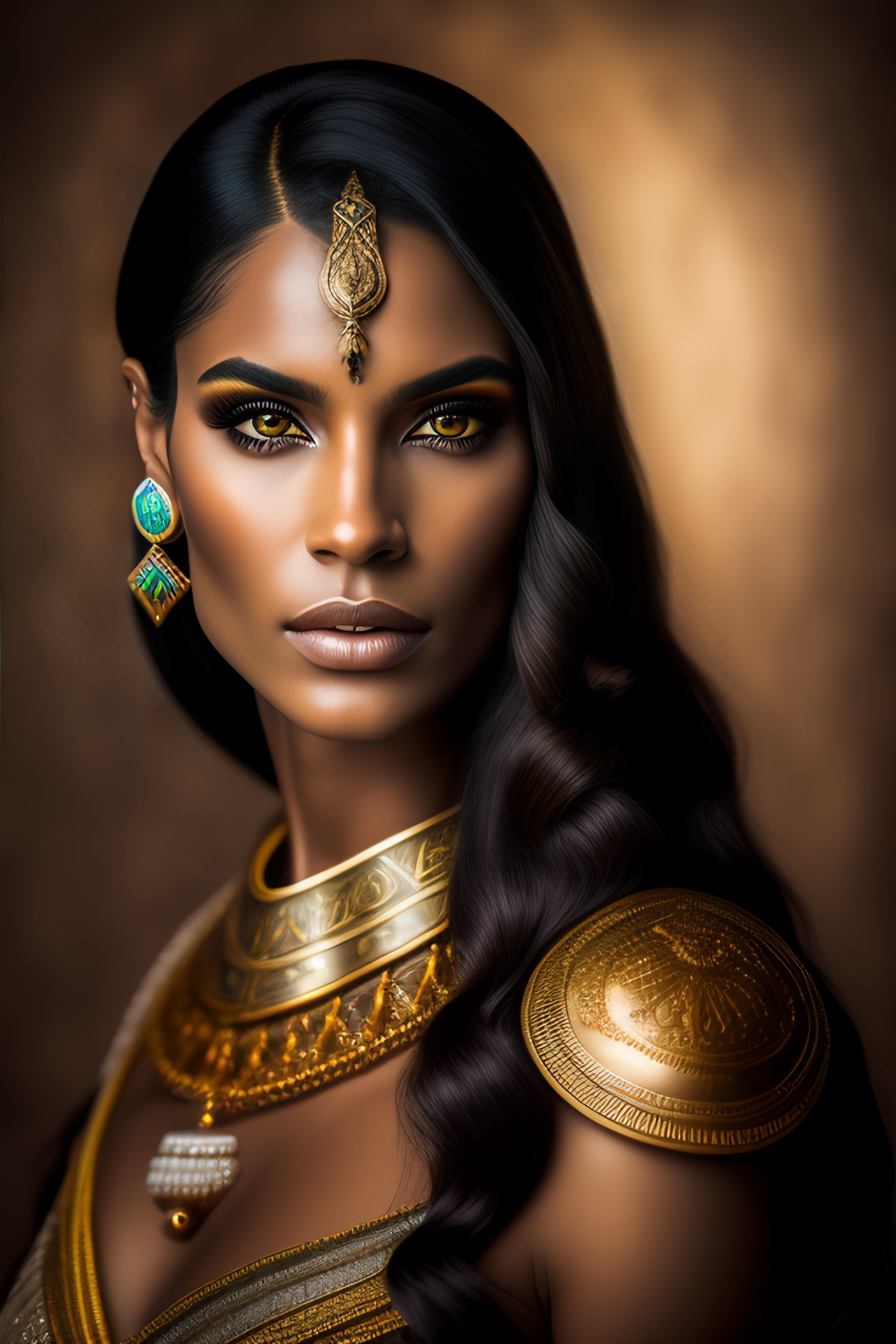 Lexica - Ortrait photo of a attractive Valkyrie Athenea, olive skin ...