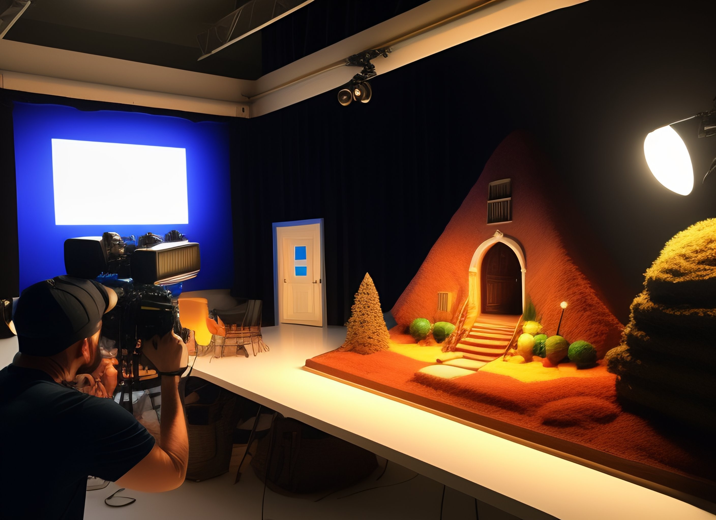 Lexica - Behind the scenes on the set of a claymation movie