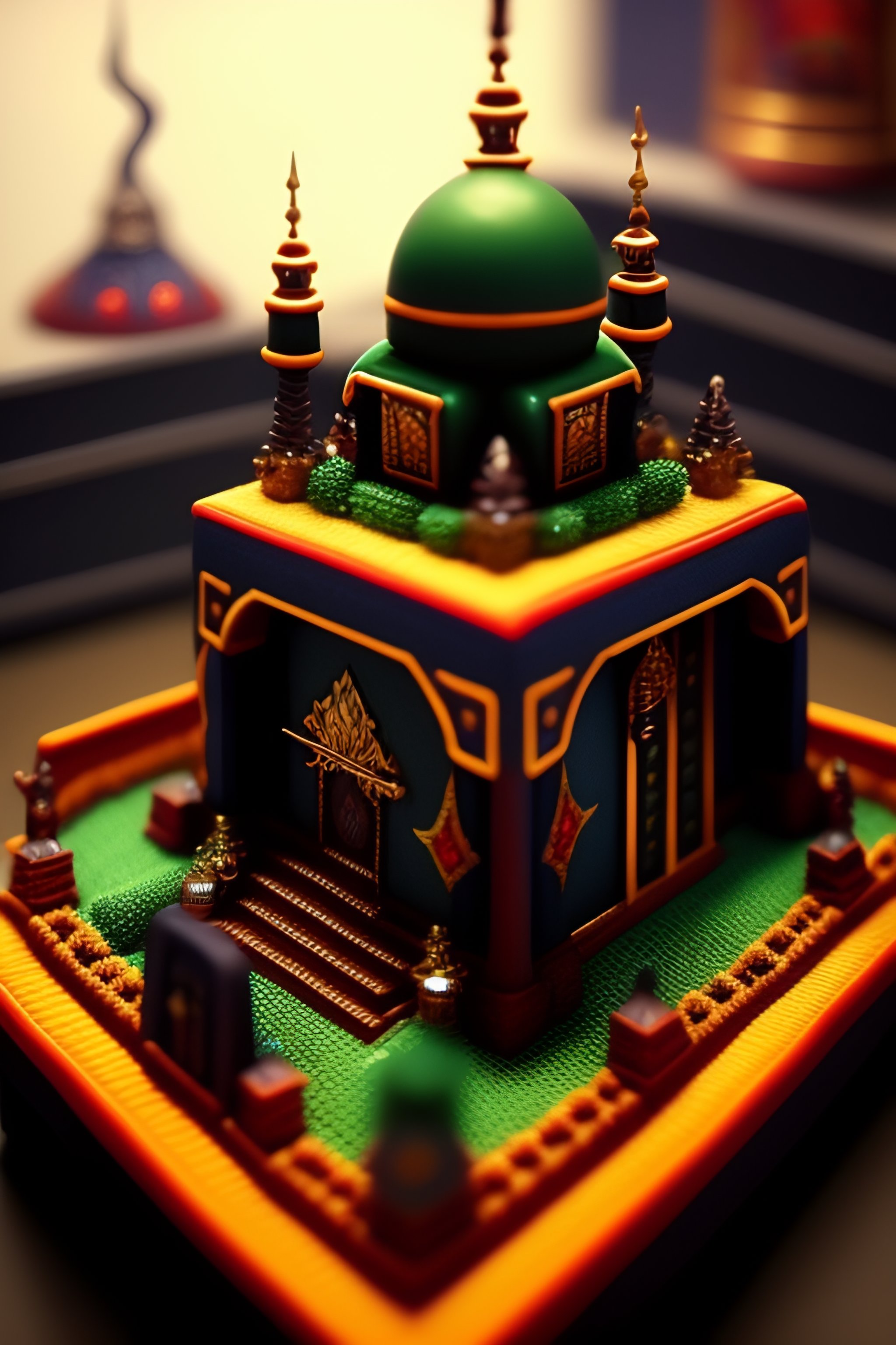 Lexica - A mosque in a warhammer 40k battlefield