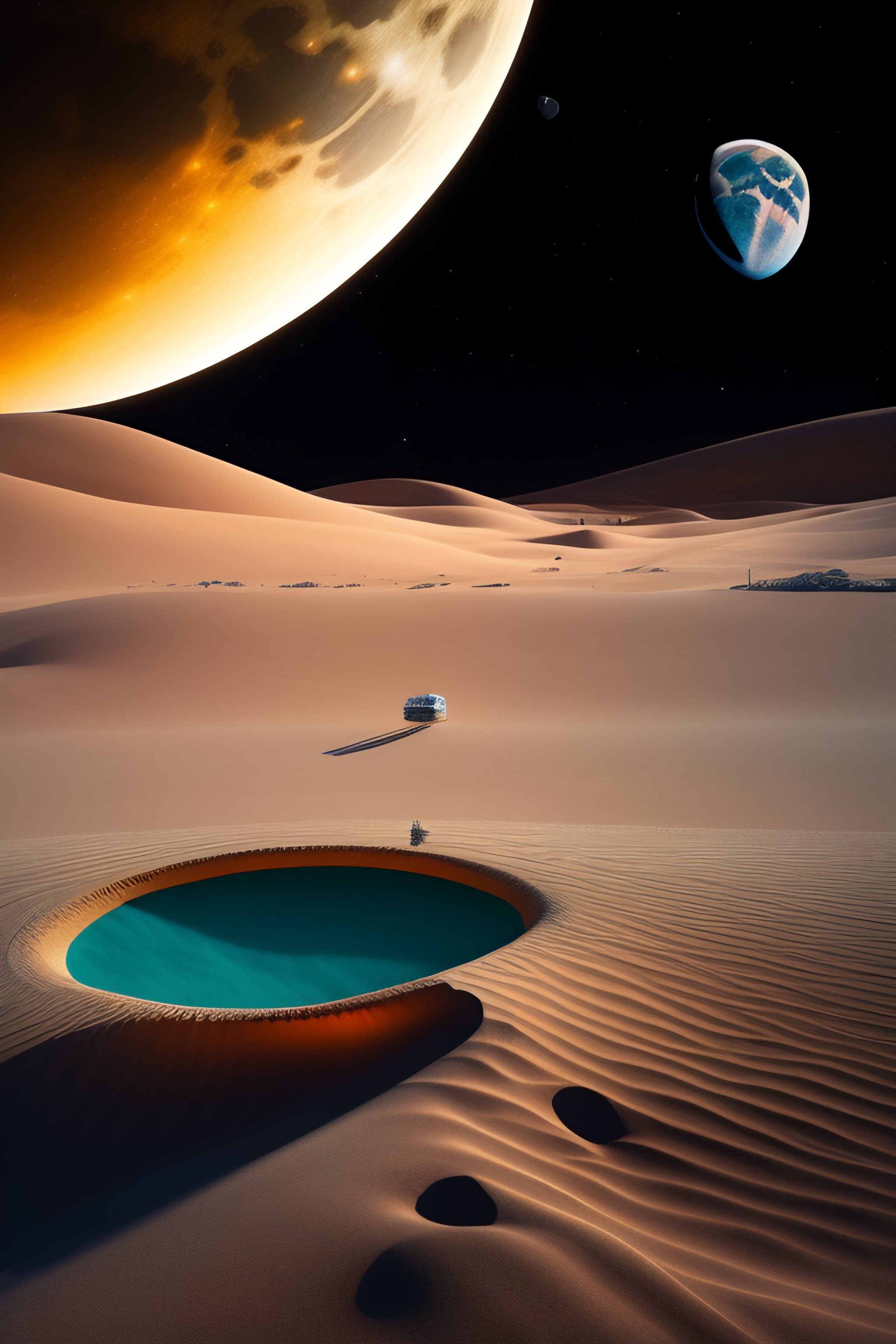 Lexica - El Risitas on the moon