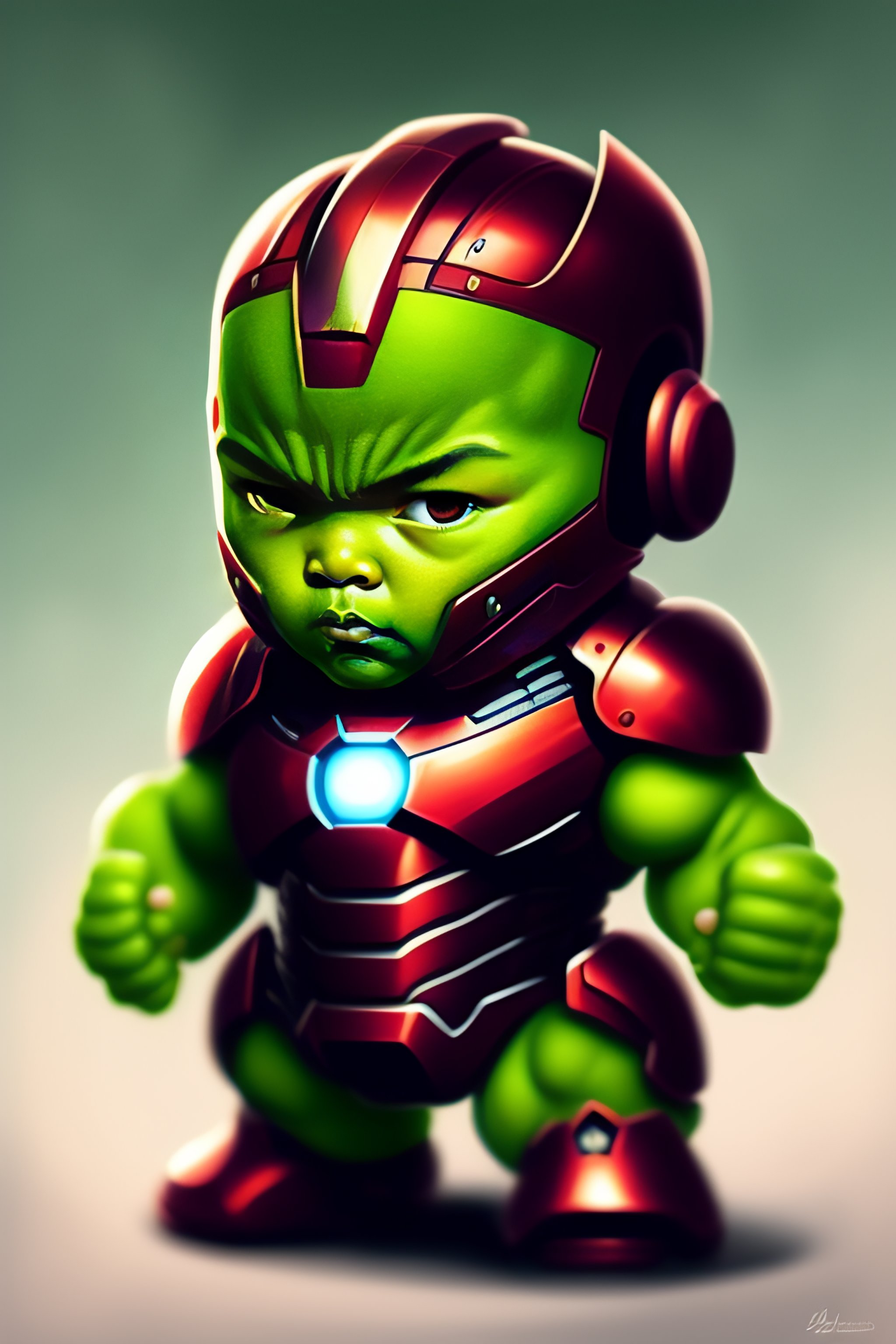 Red Hulk Chibi