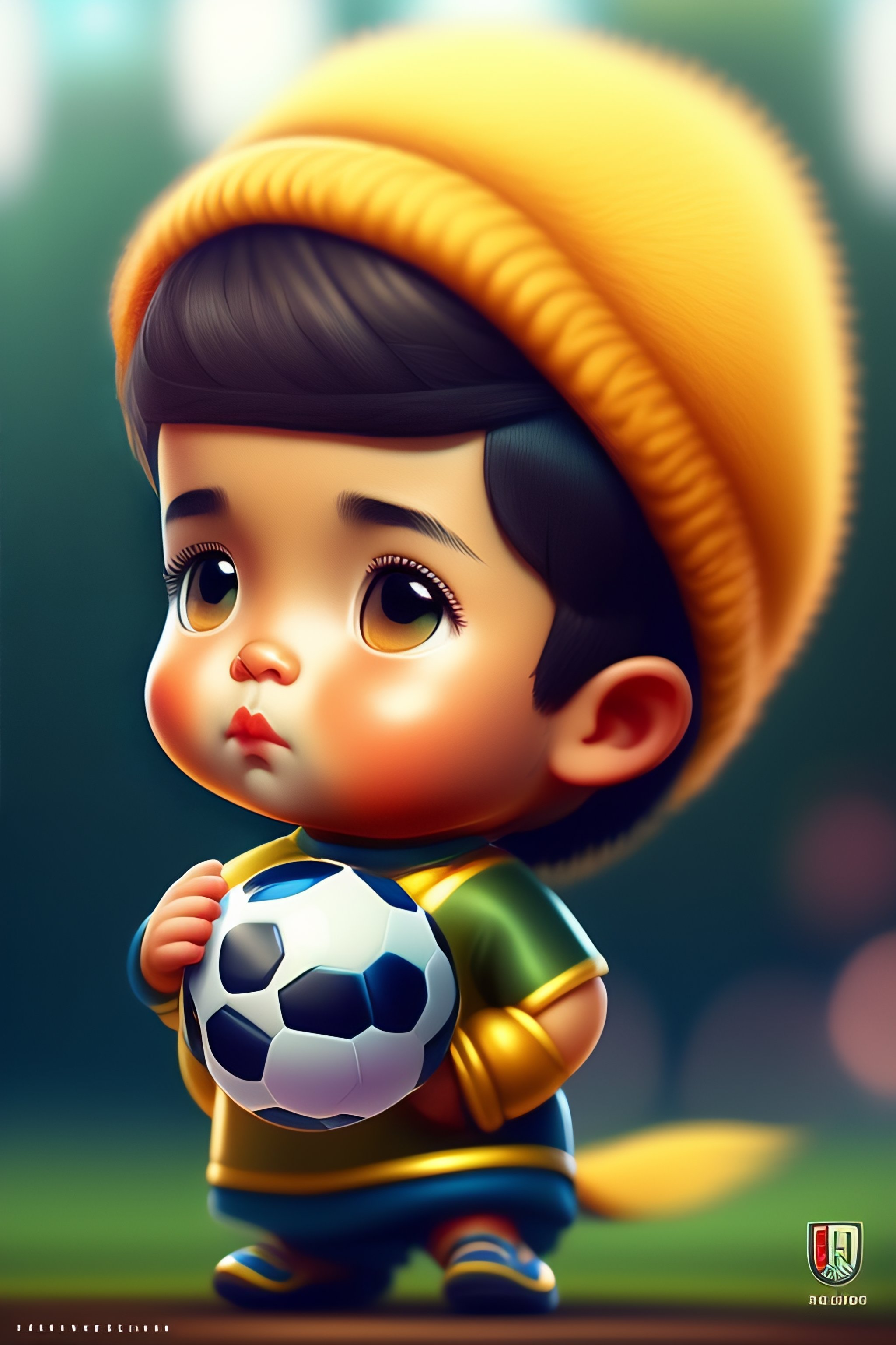 Lexica - Cute and adorable cartoon it Cristiano Ronaldo , fantasy ...